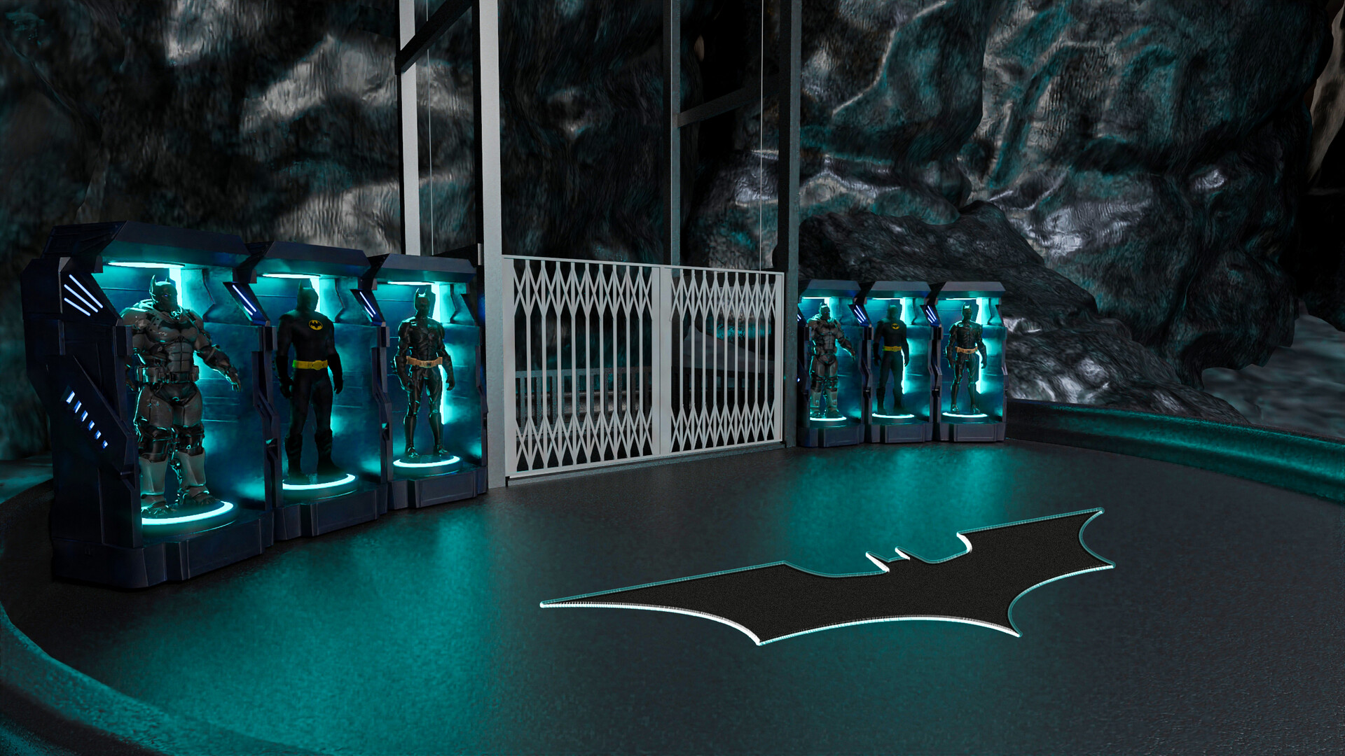 The Dark Knight Rises Batcave Layout