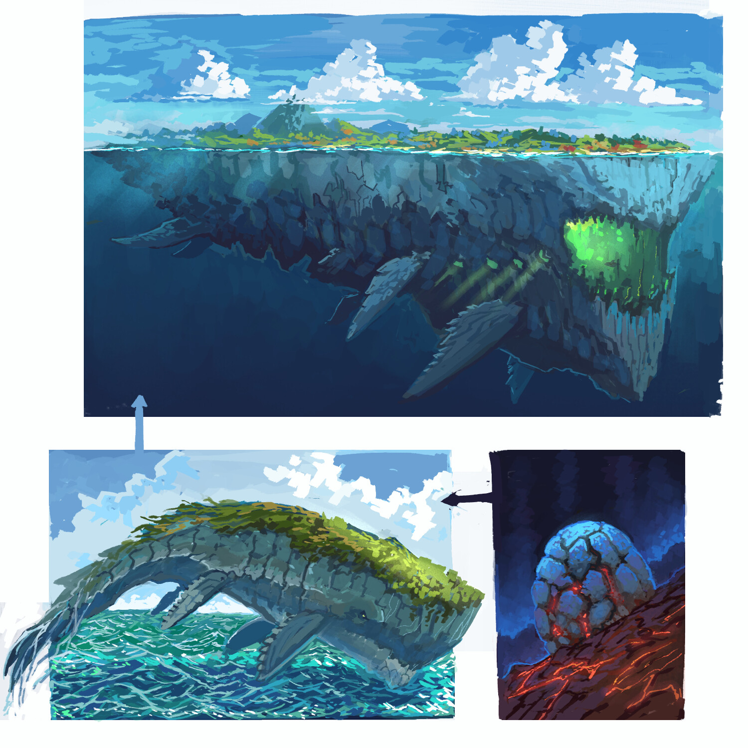 ArtStation - Living Island: Life Cycle