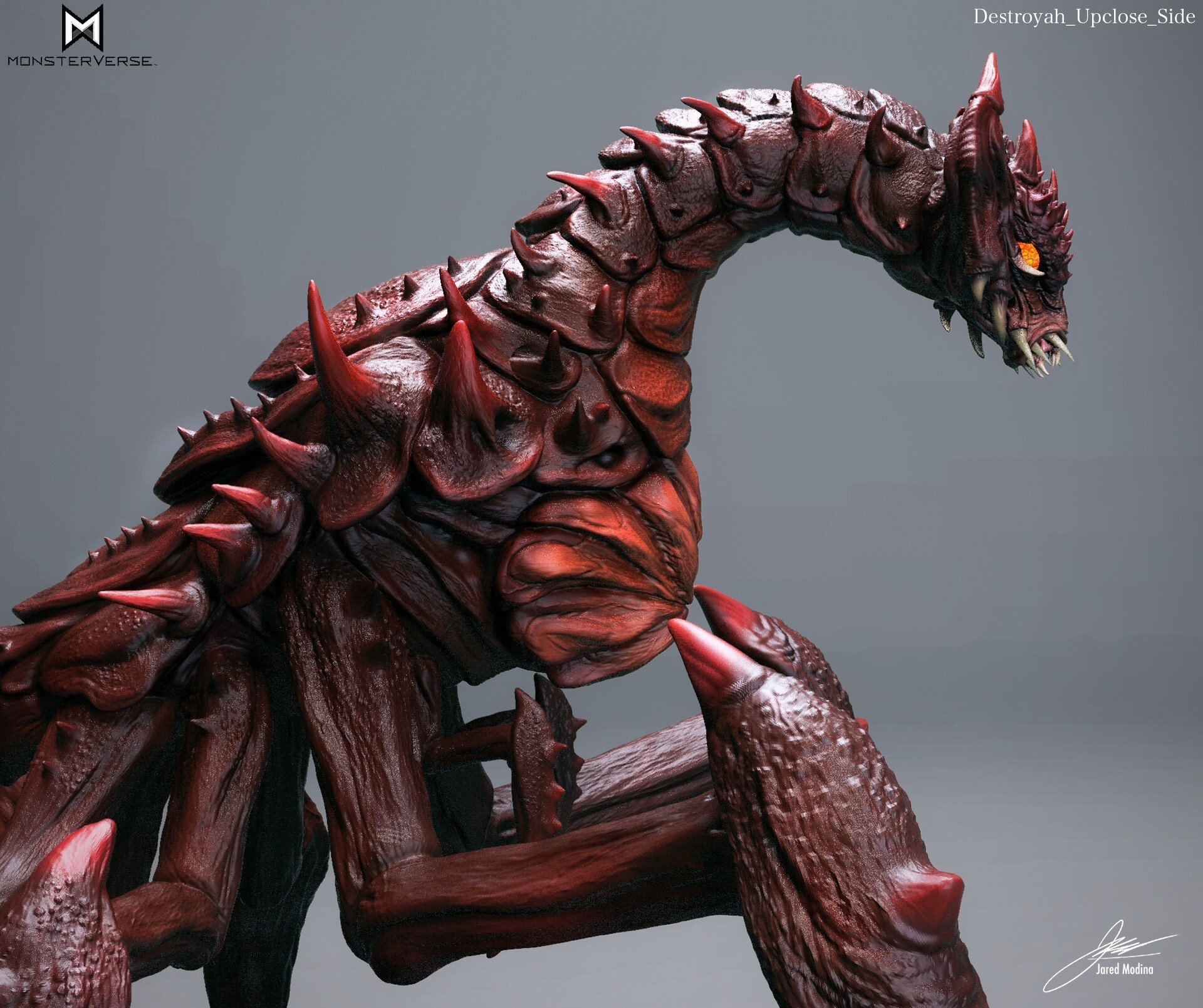 MonsterVerse Destroyah Redesign (Juvenile Form) Redesign Concept Art by ...