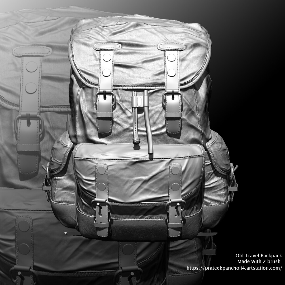 ArtStation - Old traveling backpack