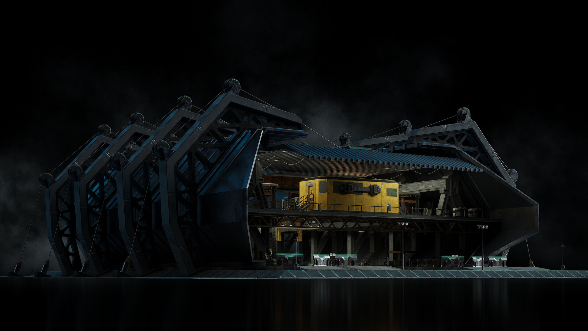 KitBash3D - "Future Warfare" - 3D Models & Materials Kit