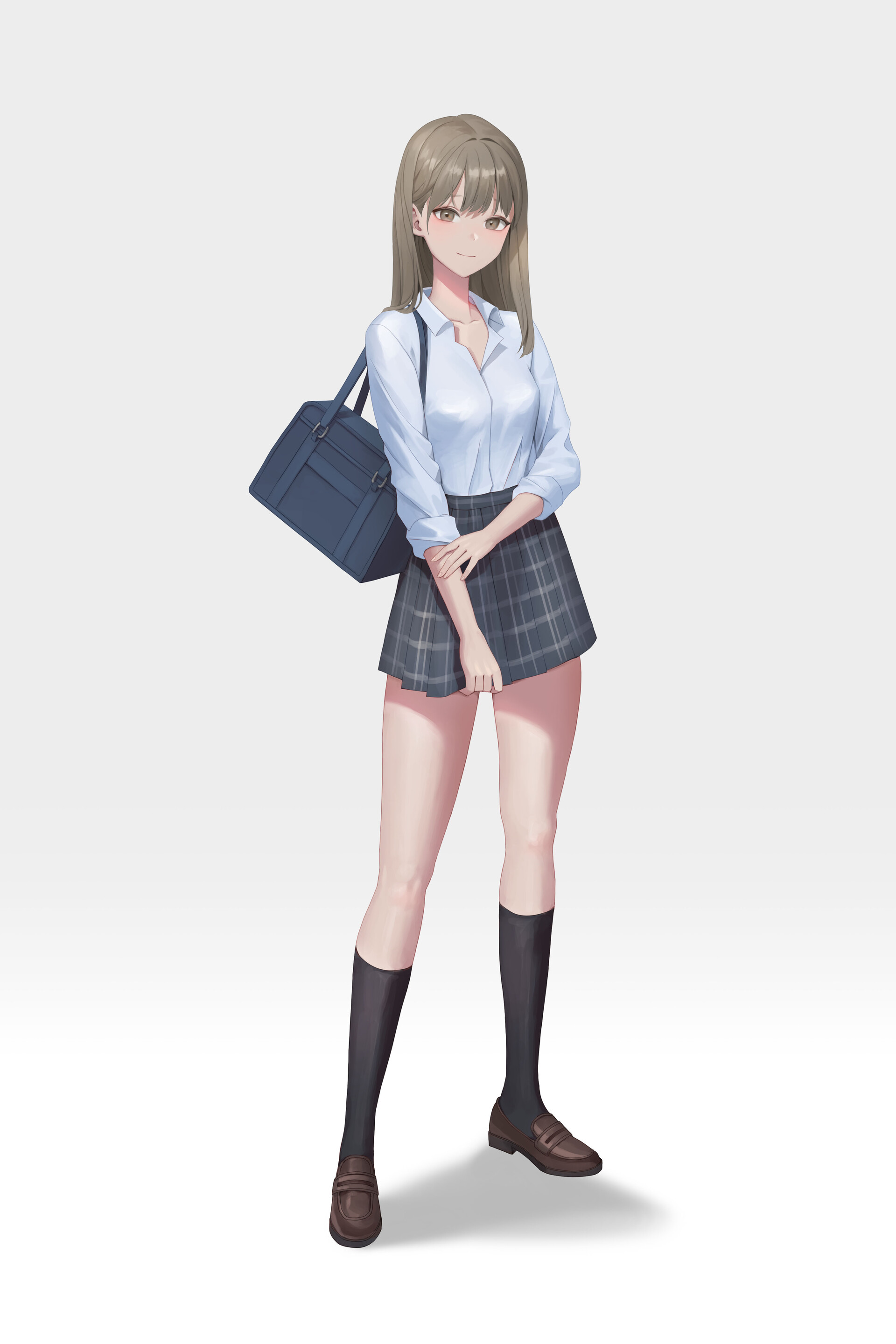 ArtStation - school uniform