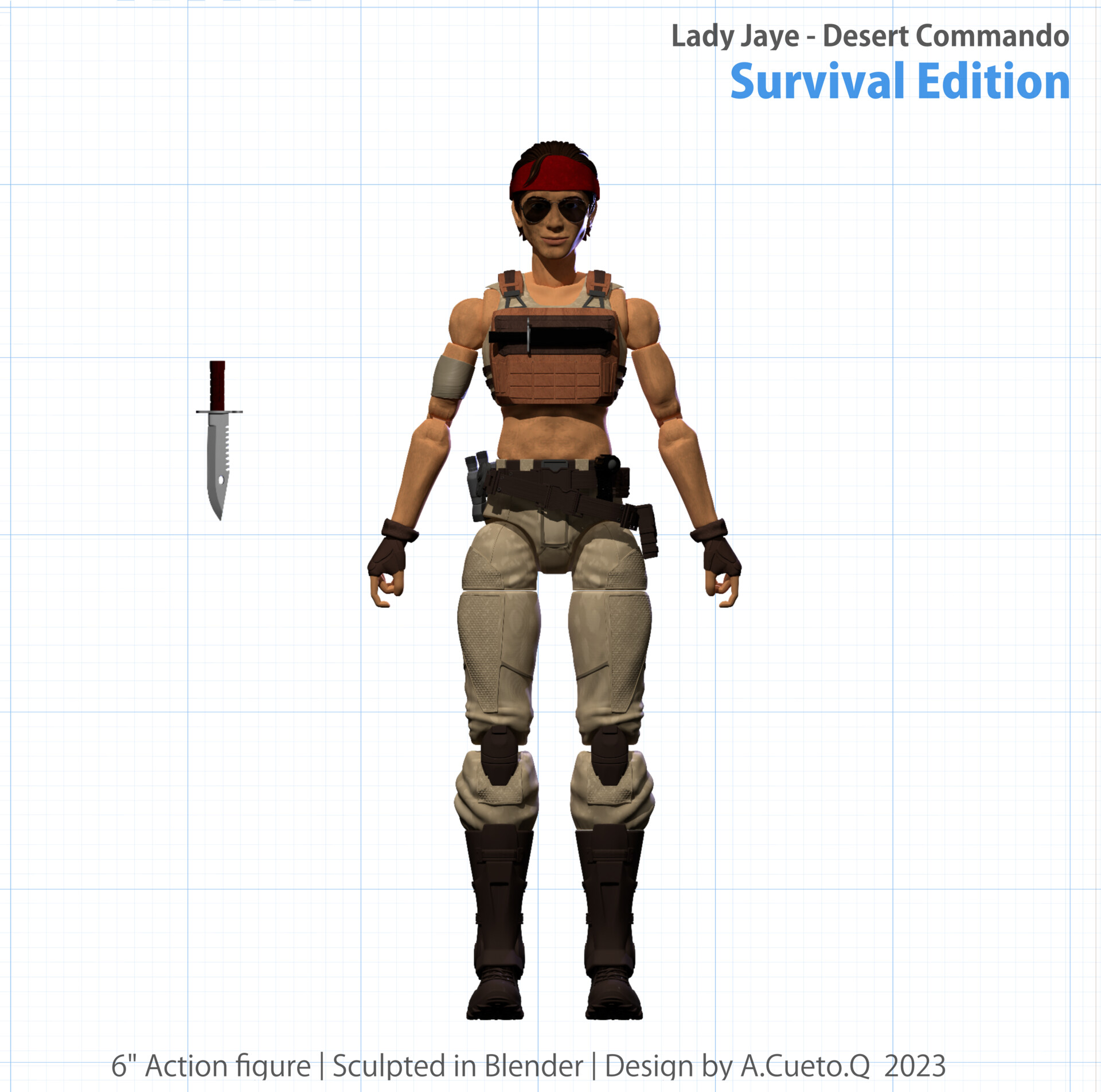 ArtStation - Lady Jaye: Desert Commando