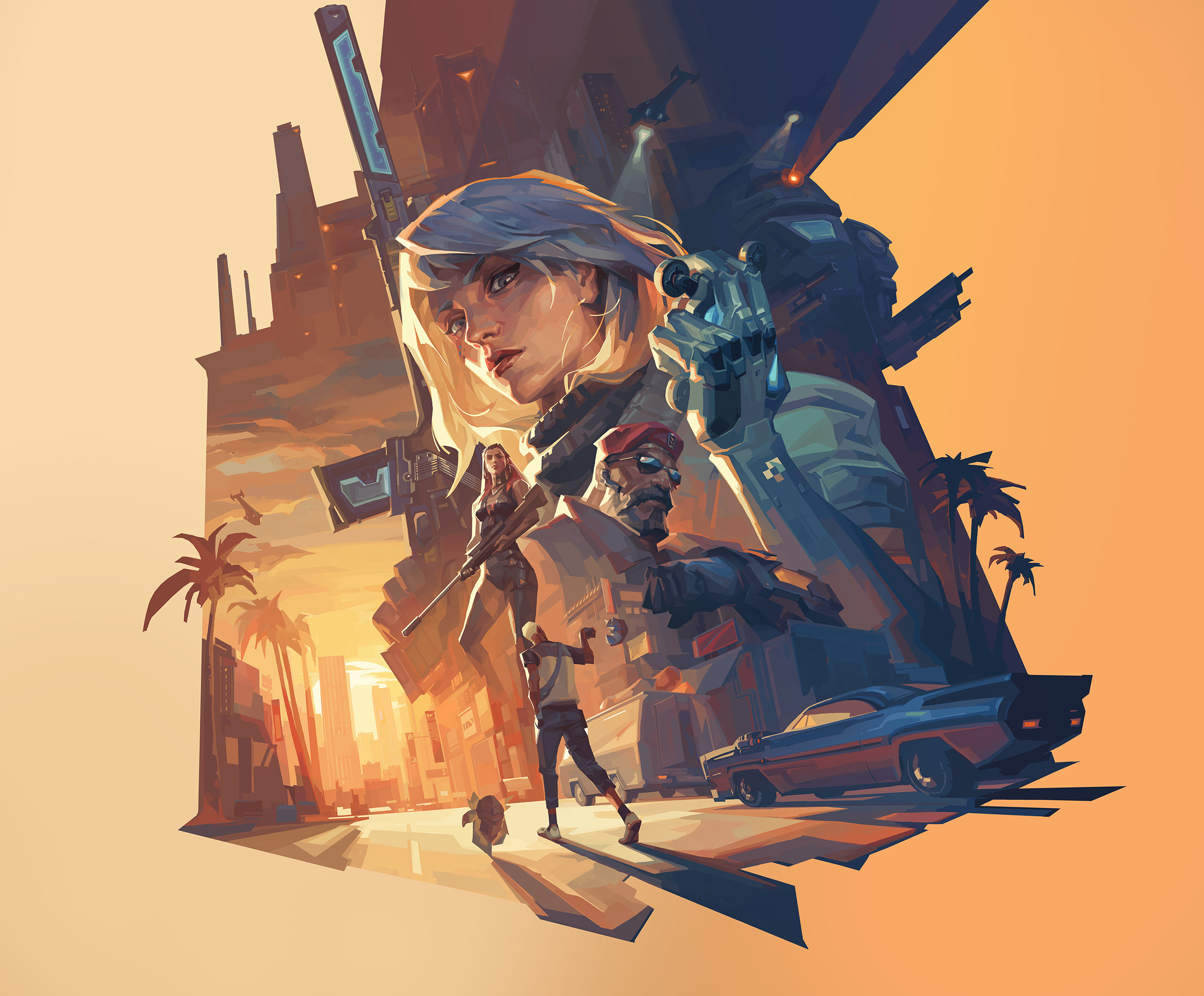 Su Ke - VALORANT agent key art. Deadlock & Ep.7 key art & Sketches