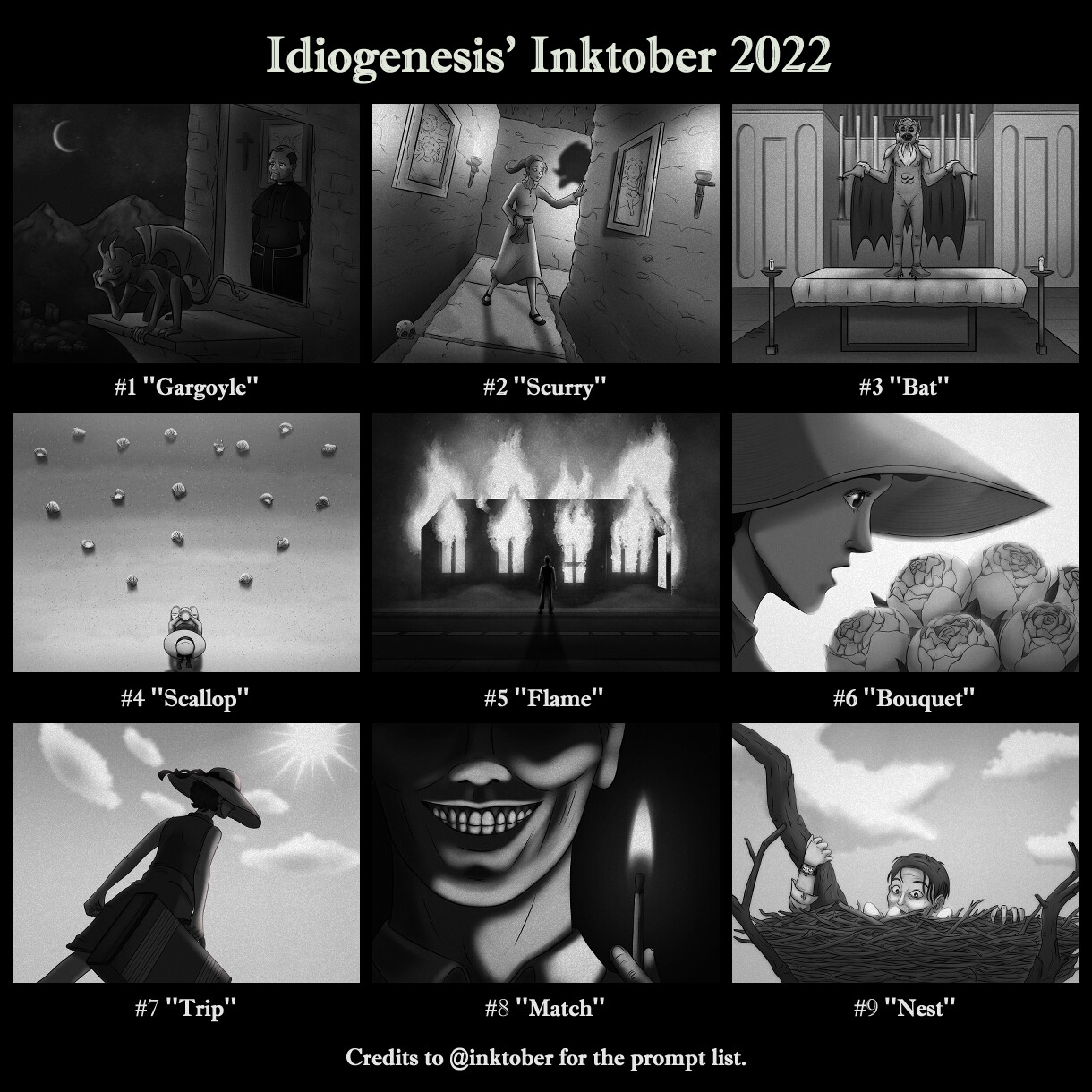 ArtStation - Inktober 2022 Compilation