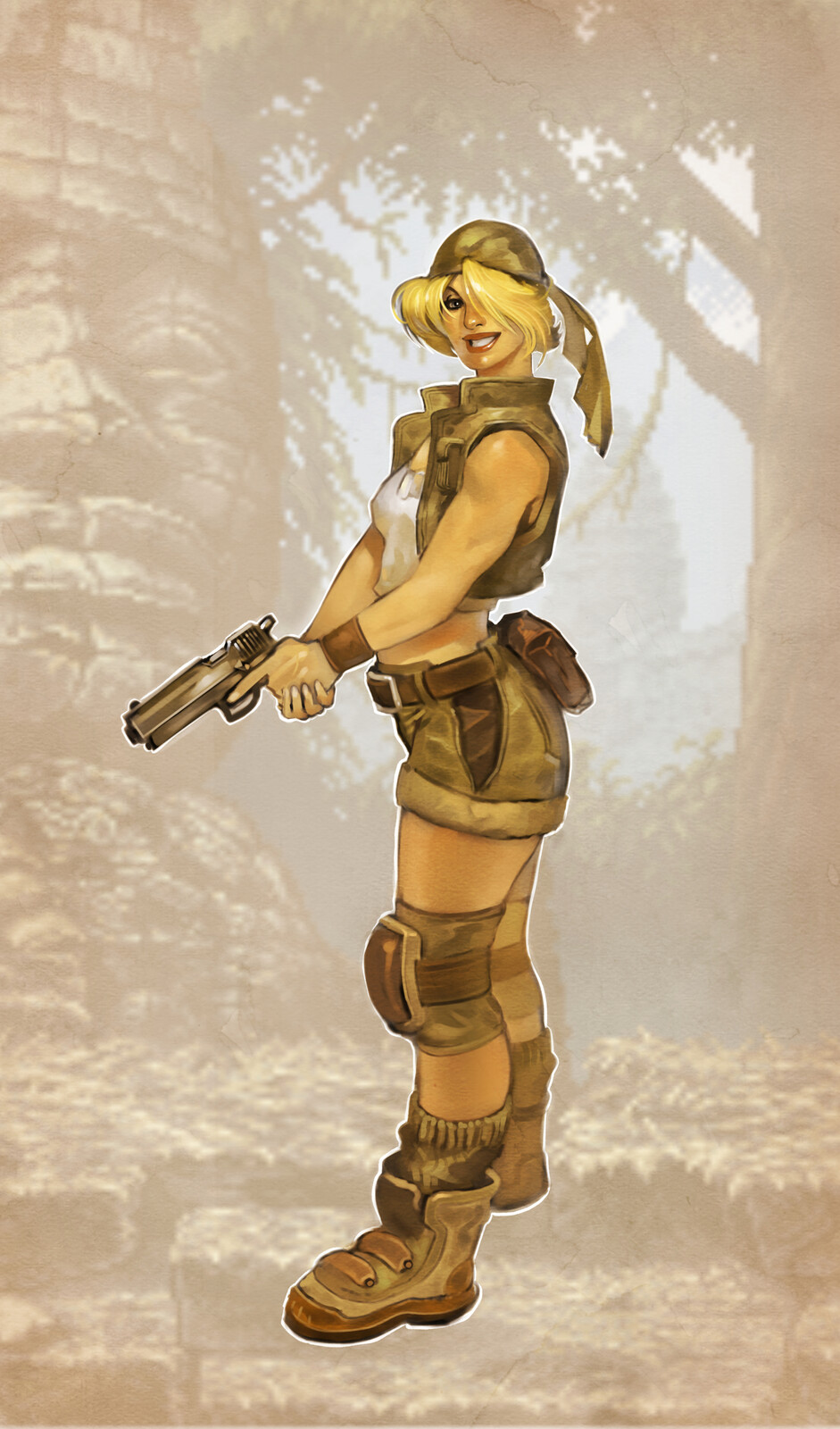 Chris Yarbrough - Eri - Metal Slug Commission