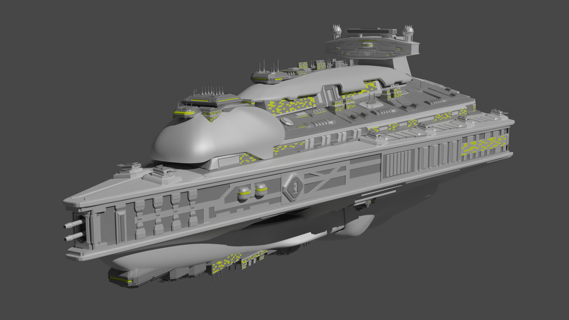 ArtStation - Liberator-class Battleship