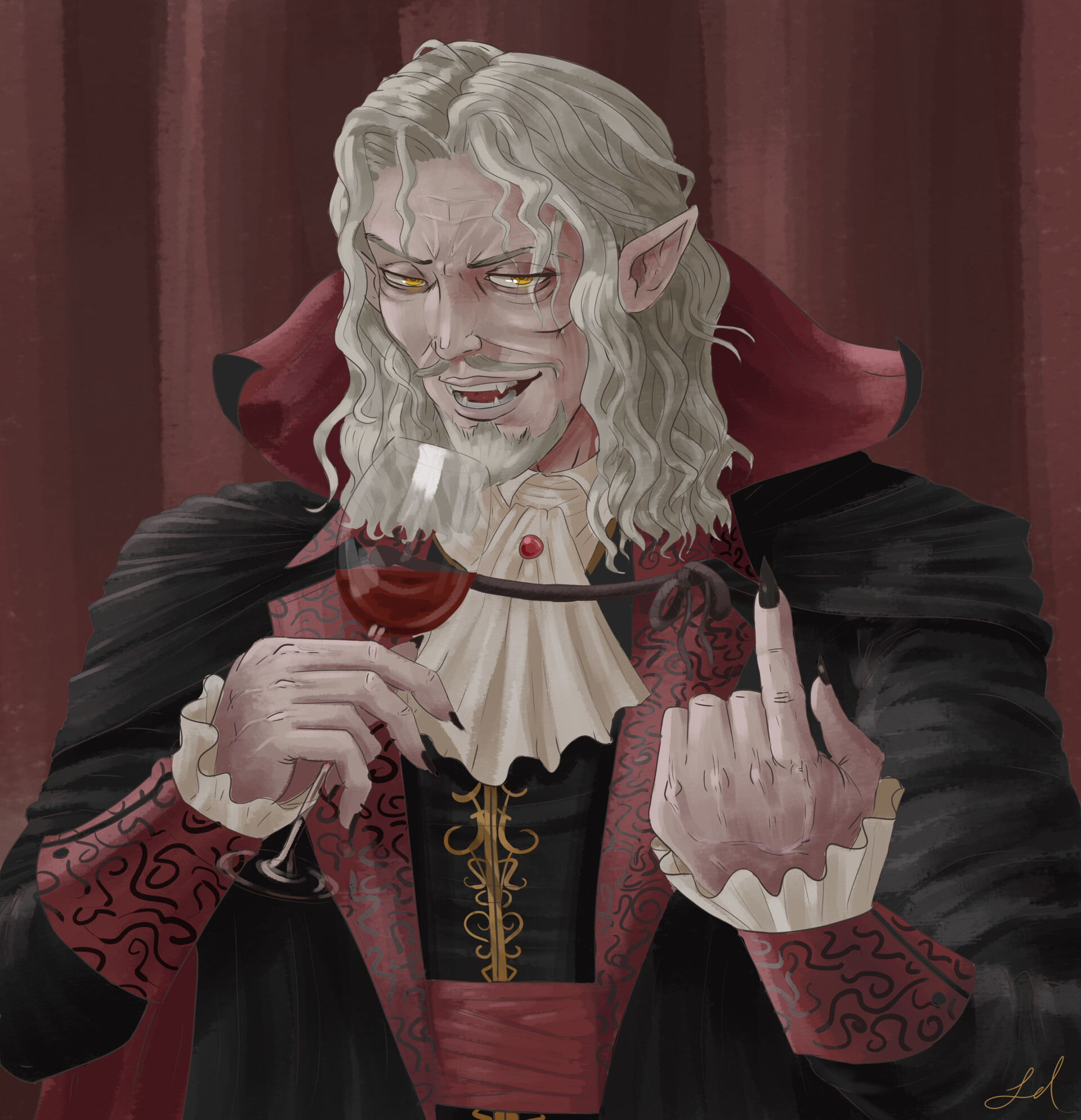 ArtStation - Dracula (Castlevania)