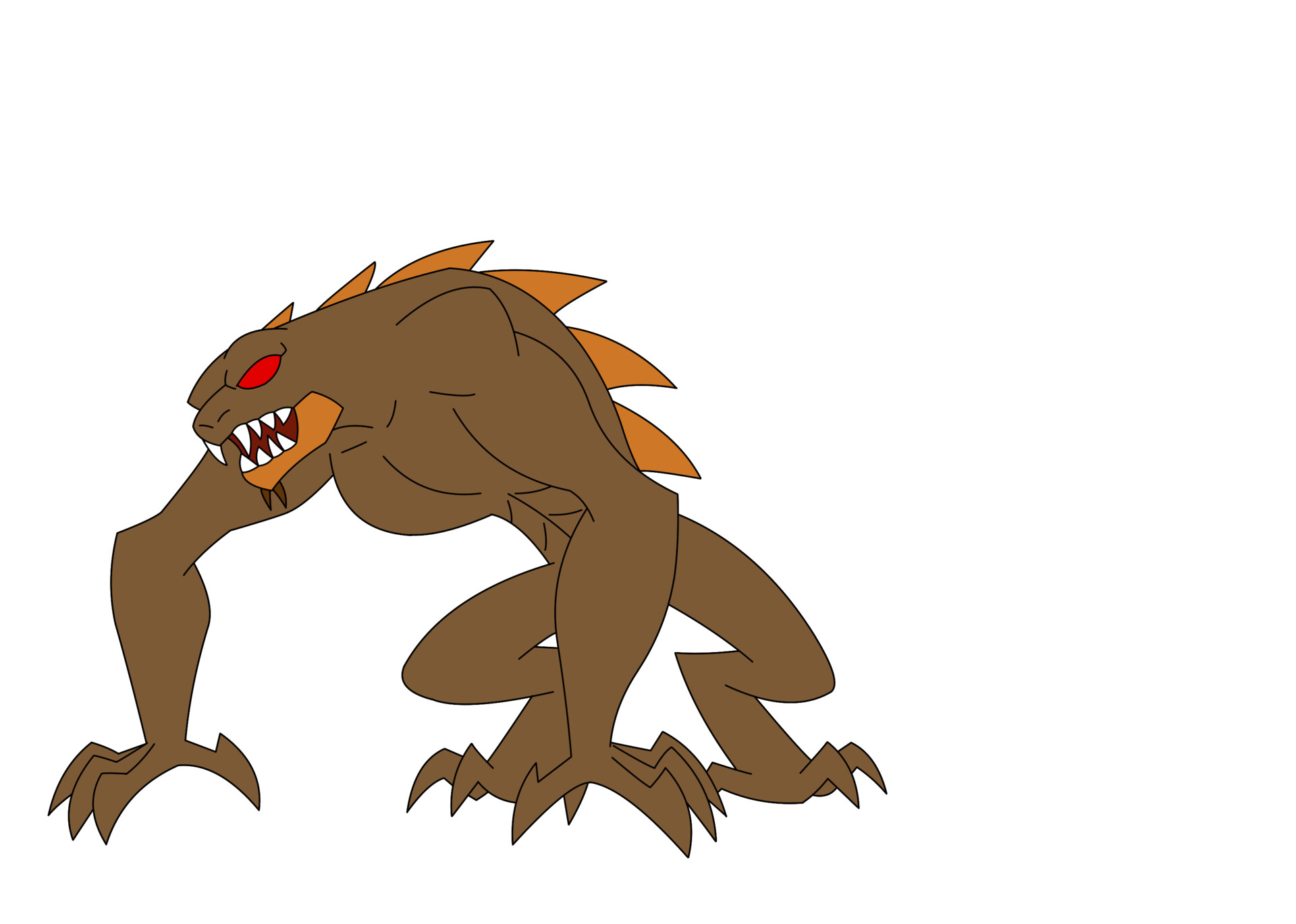 ArtStation - Cryptid series Chupacabra