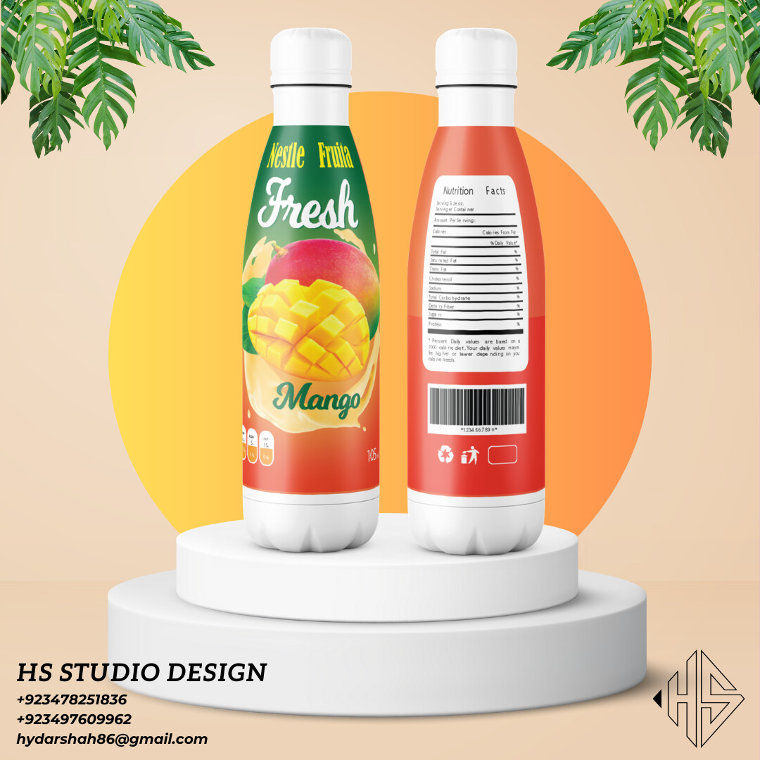 ArtStation - Nestle Mango Juice Design