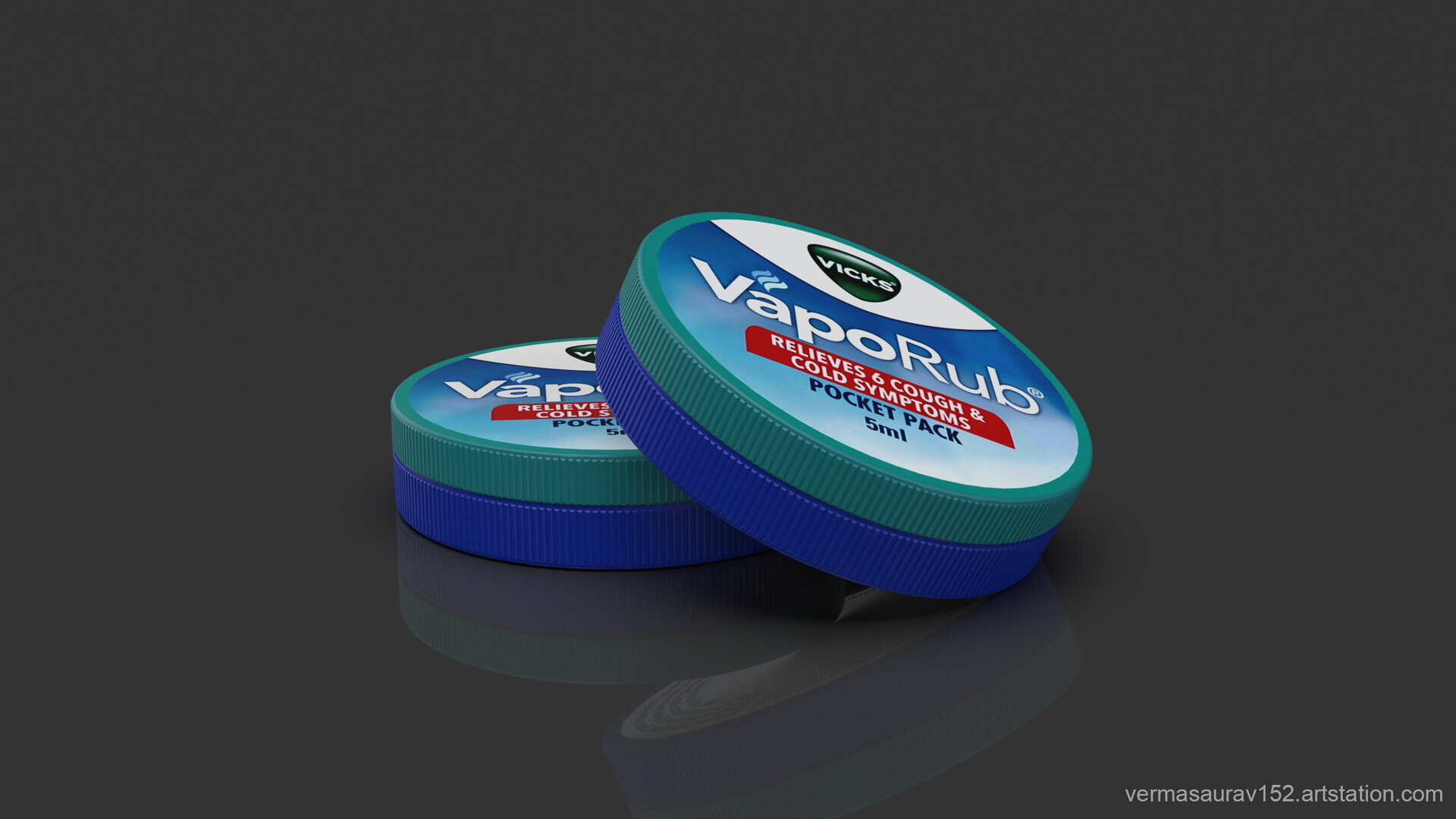 ArtStation - Product Design : Vicks vaporub