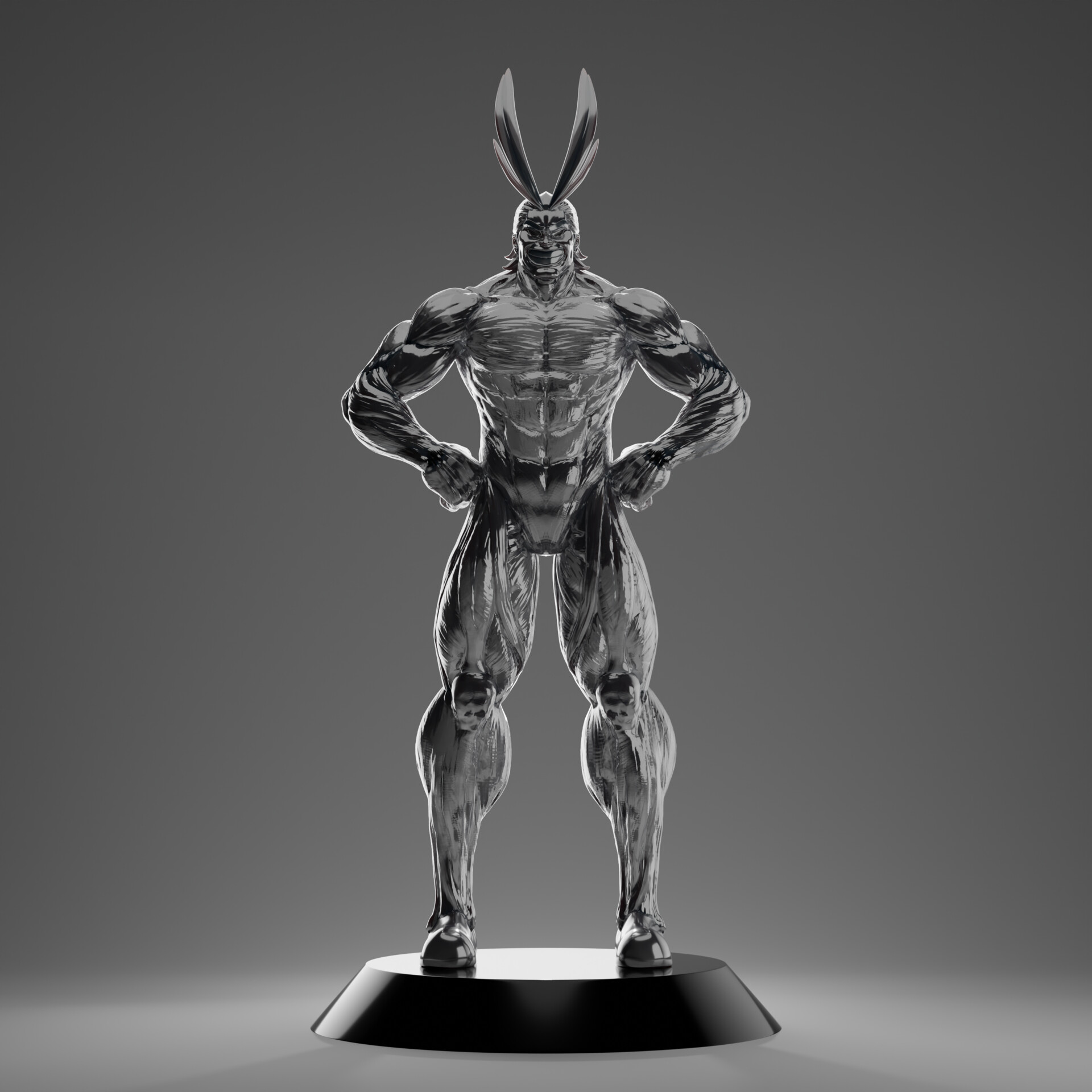 ArtStation - Anatomy All Might