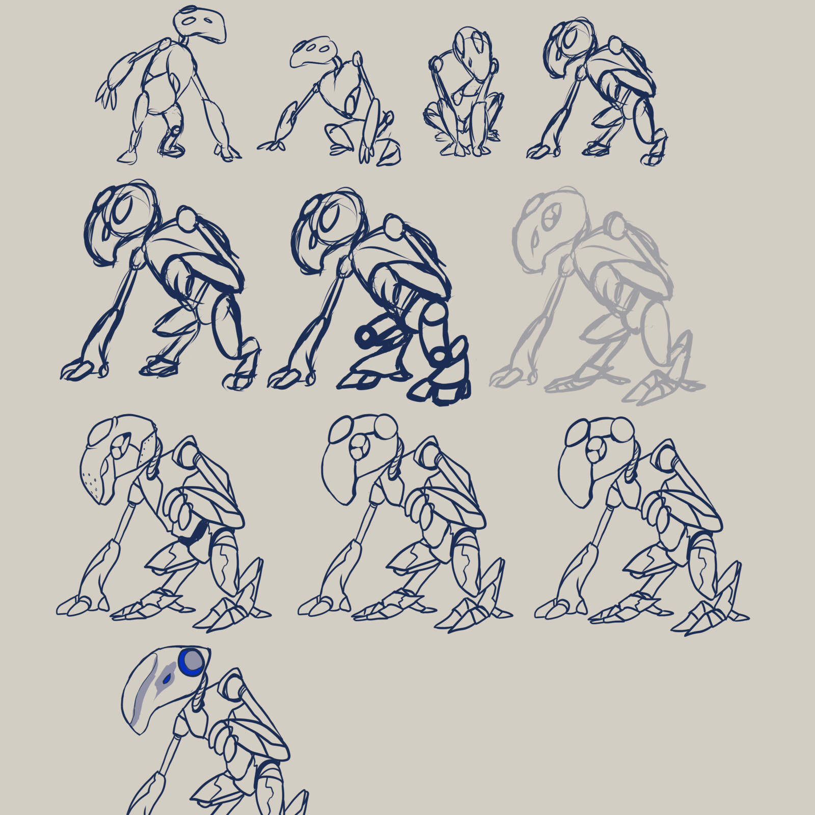 Vale Tadman - MTG Myr Commander Commission