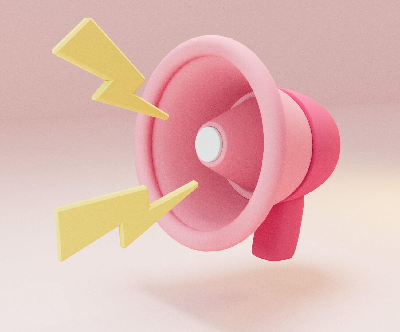 ArtStation - 3D Megaphone