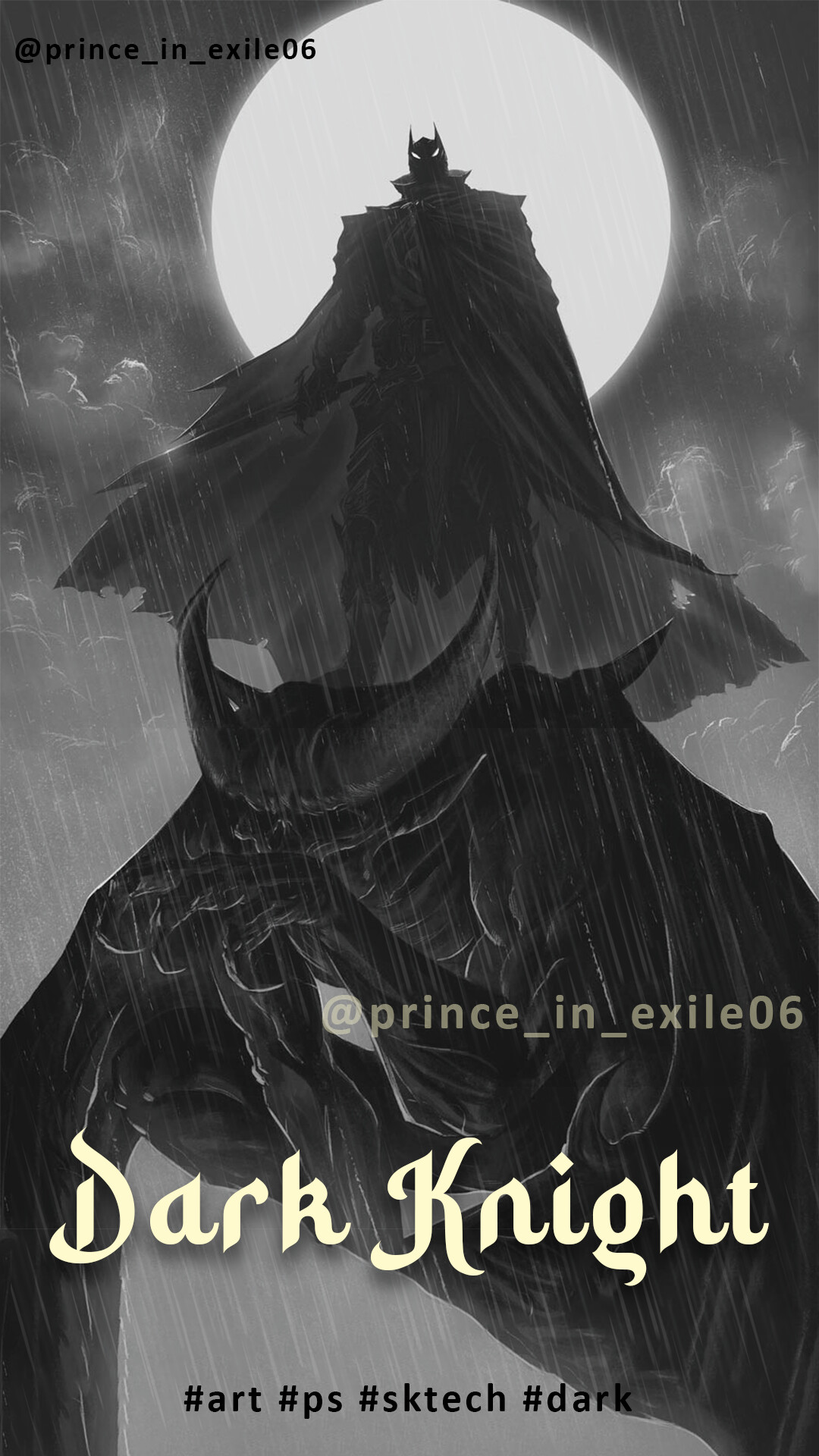 ArtStation - I'm the knight - I'm Batman