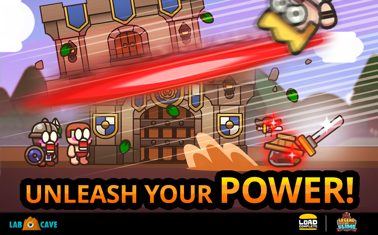 LAB CAVE - Legend of Slime - CRO assets for Google Play and iTunes Connect