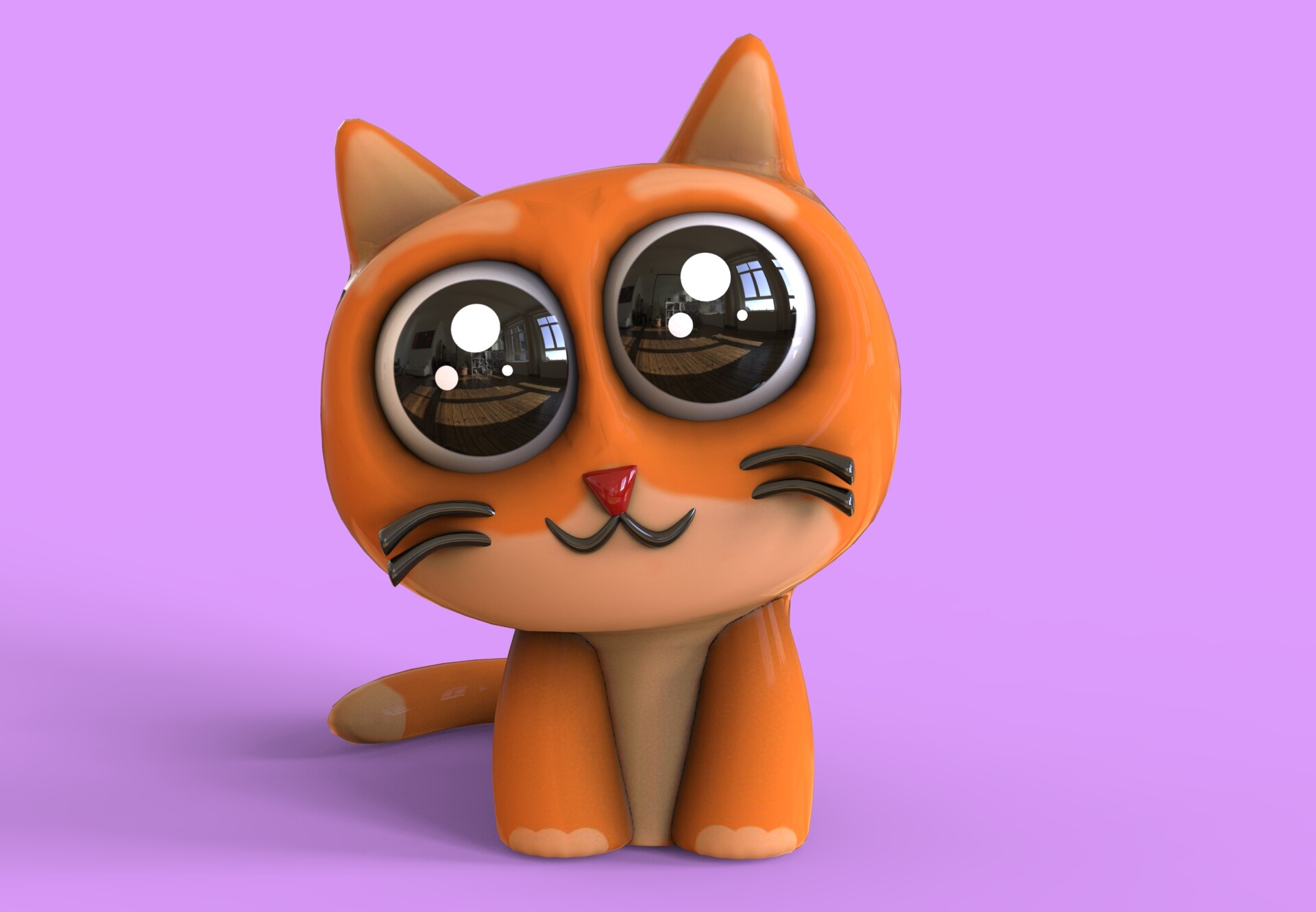 ArtStation - cartoon cat