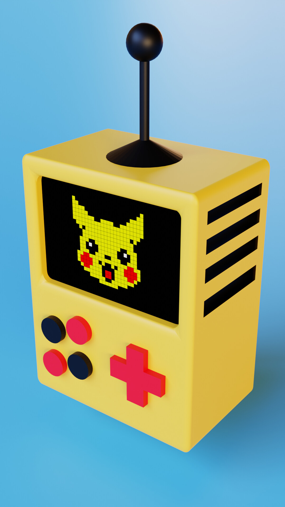 ArtStation - 3d simple game console