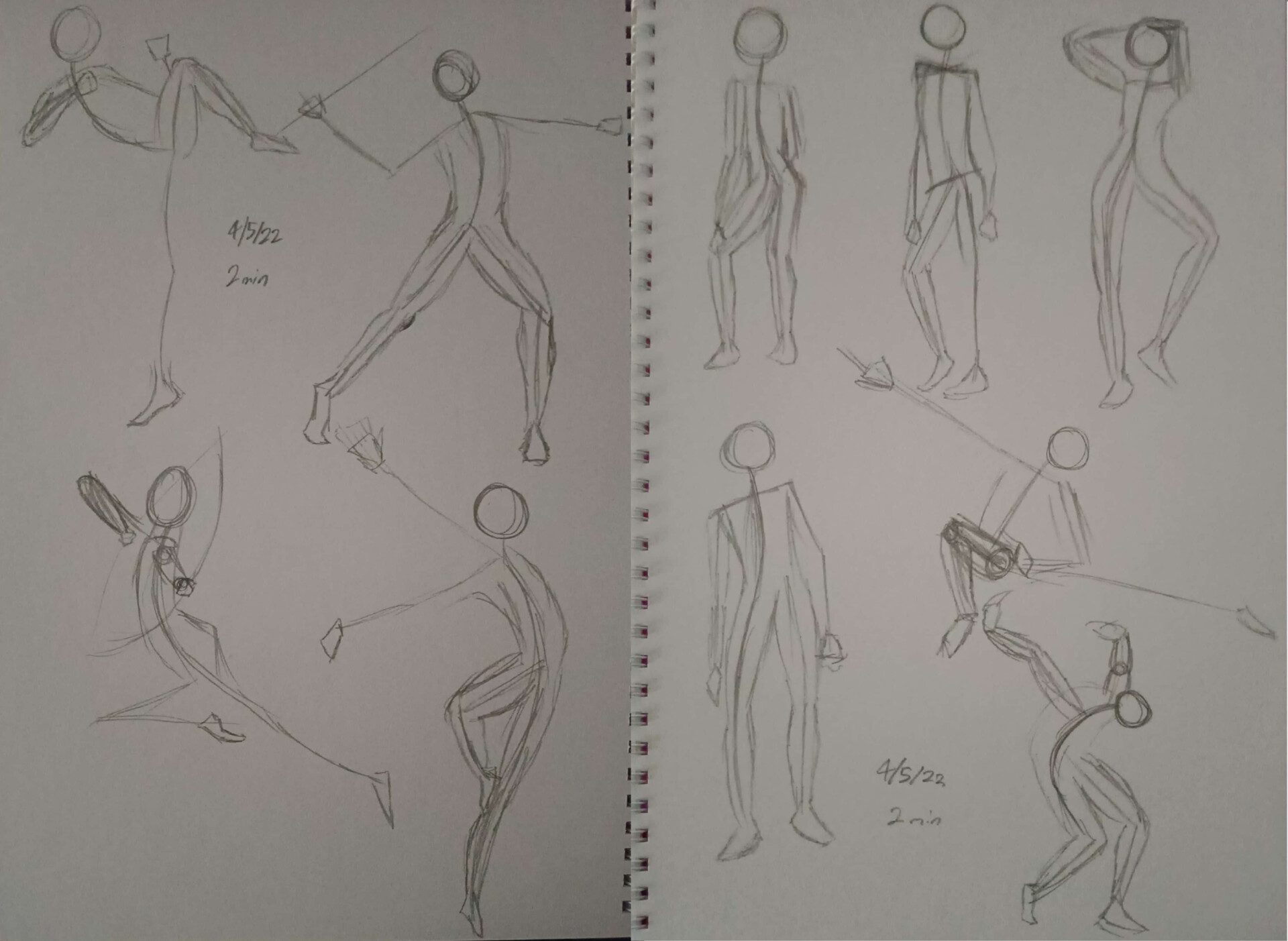 ArtStation - 2 minute gesture practise