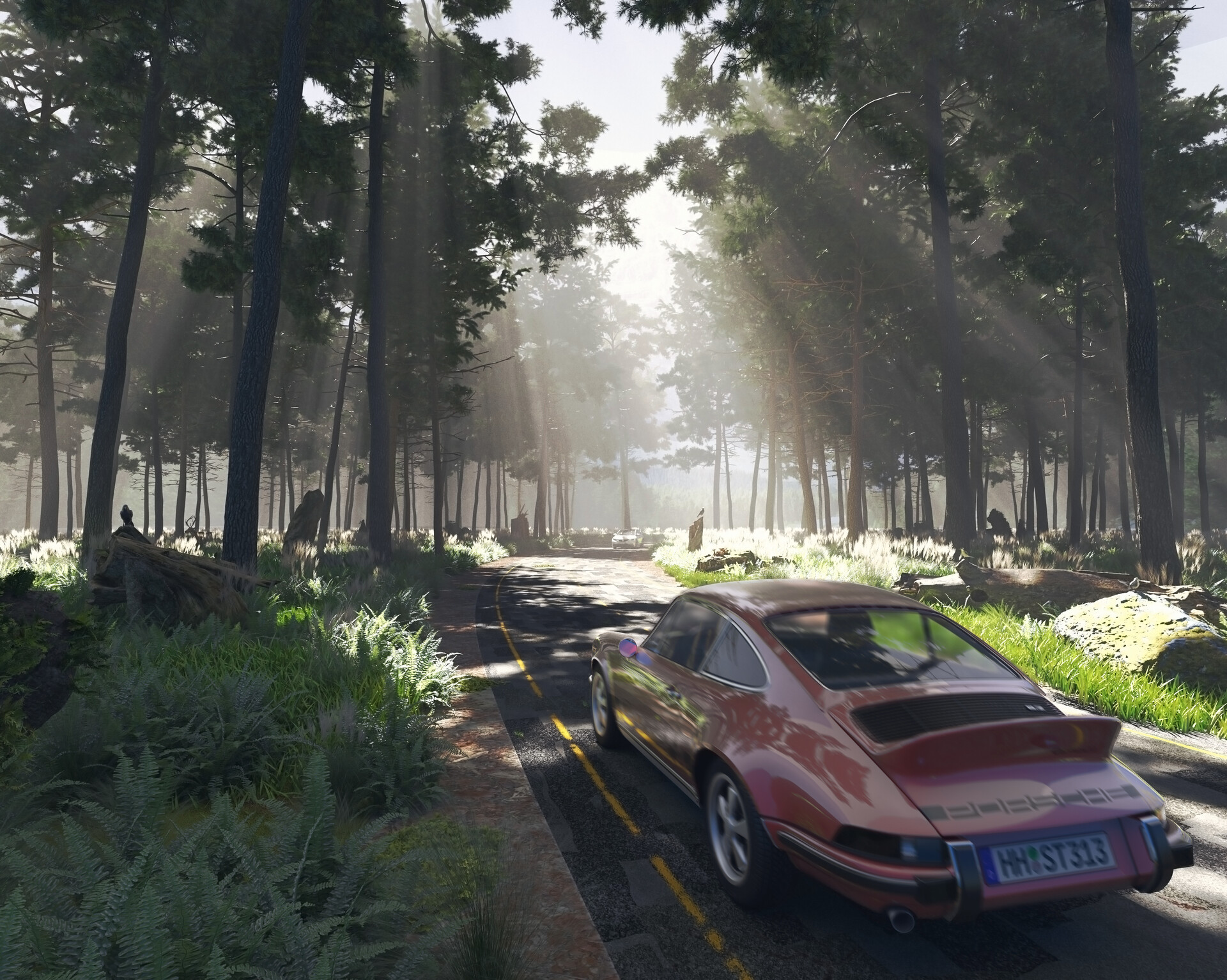 ArtStation - Forest Road