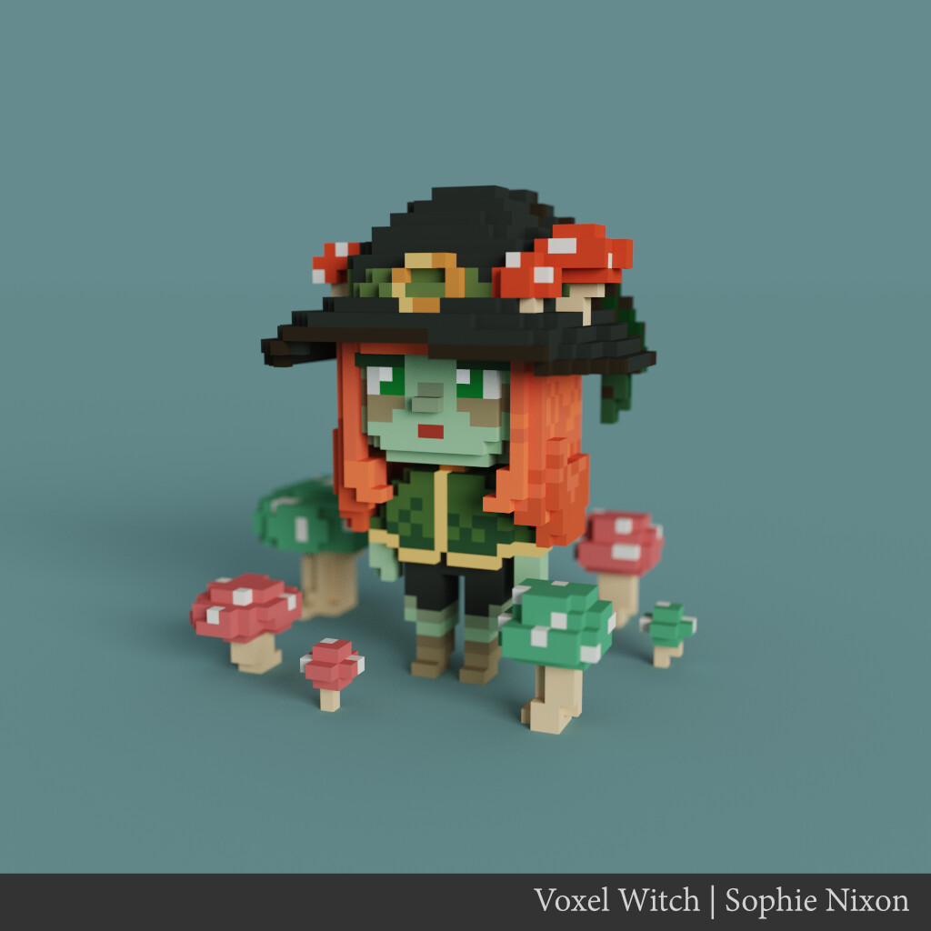 ArtStation - Voxel Witch