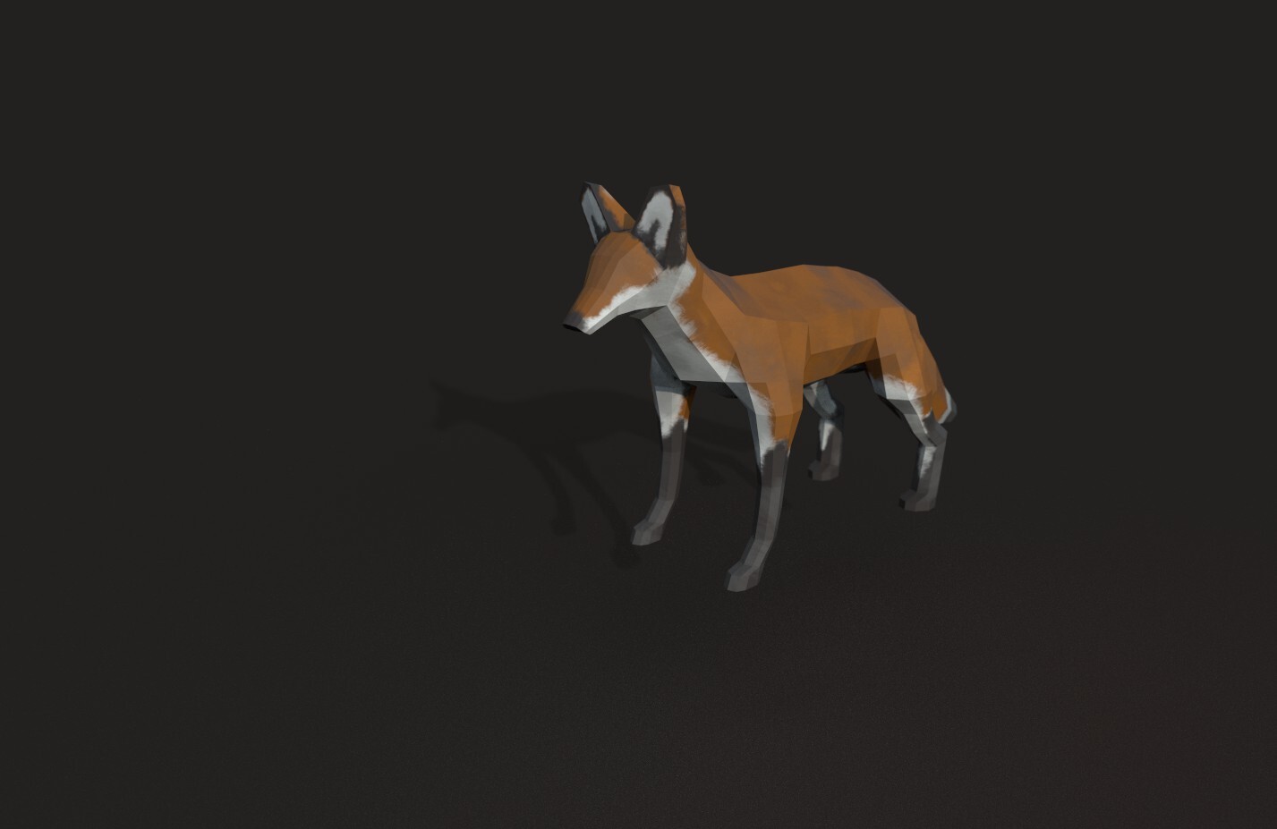 ArtStation - Low Poly Fox
