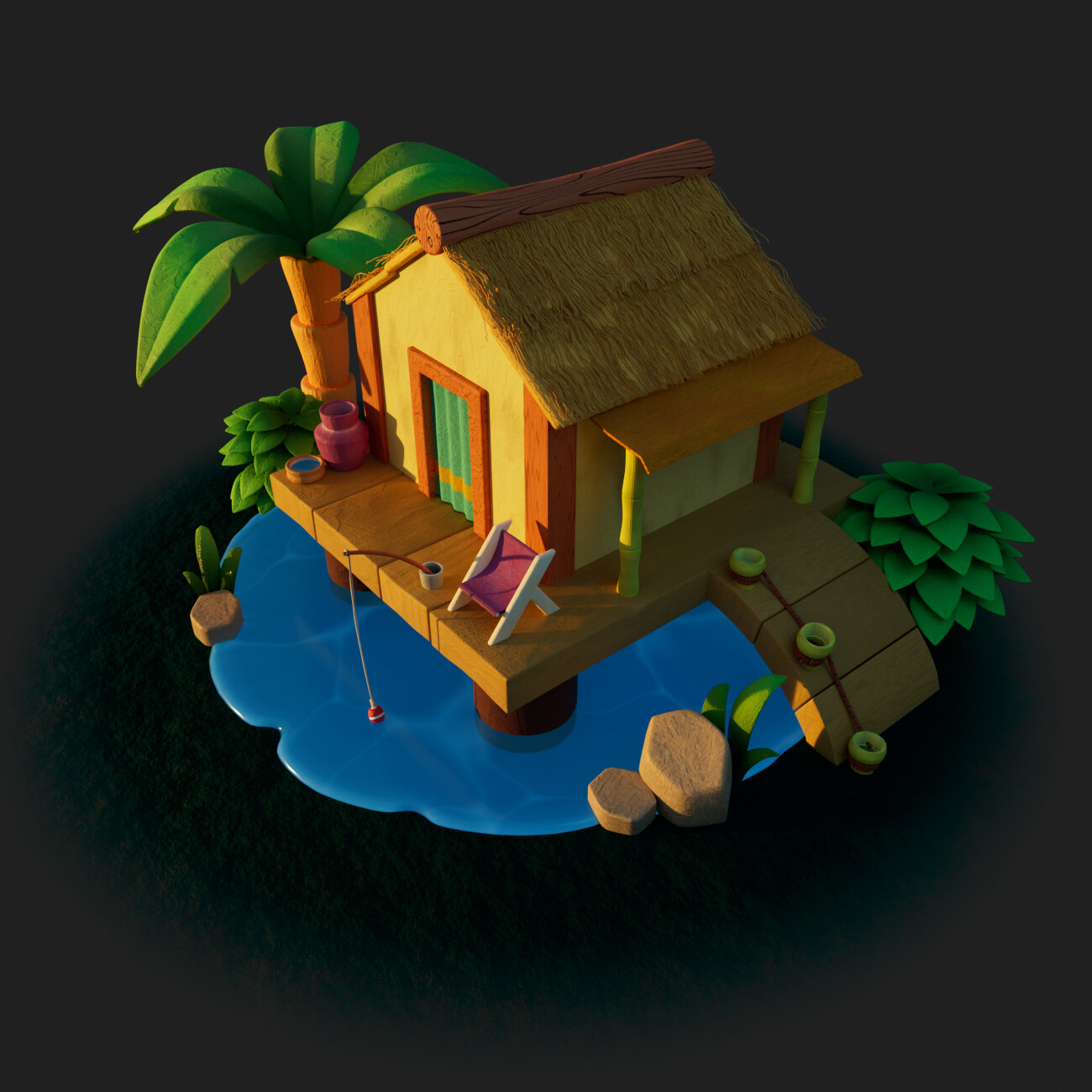 ArtStation - Beach house