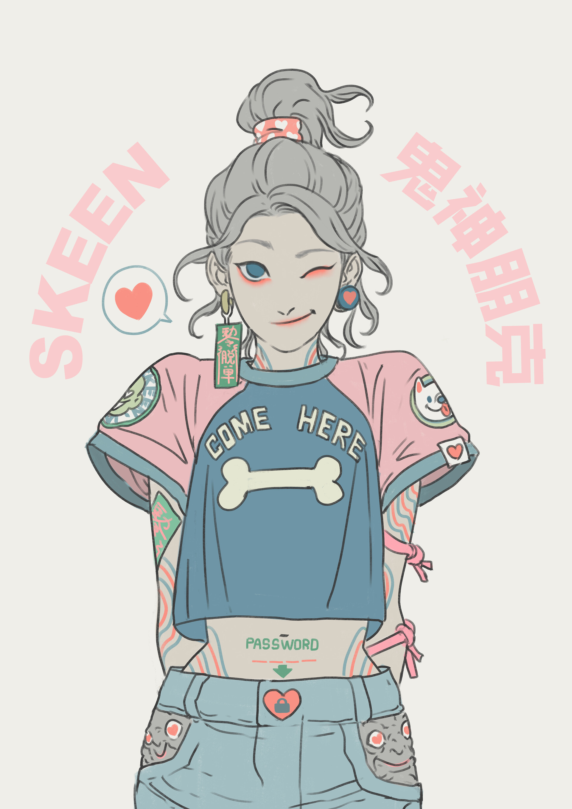 SKEEN GIRL (Decimated) - 3D model by MrHoggy (@mr_hoggy) [45e6b90 ...