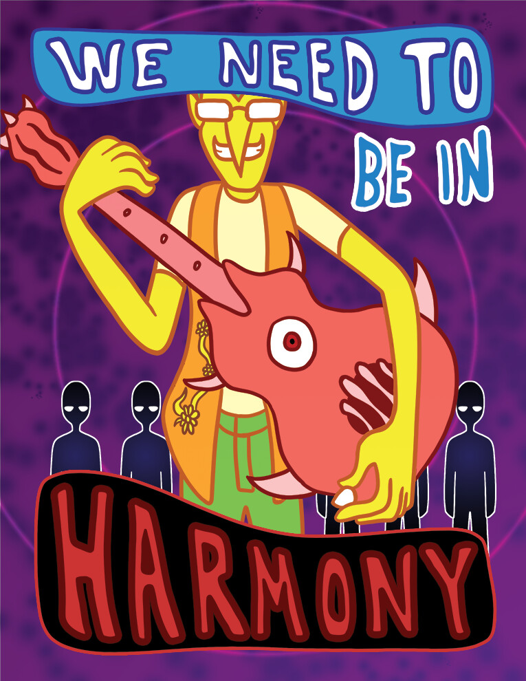 ArtStation - Genji Gami, The Guru Poster