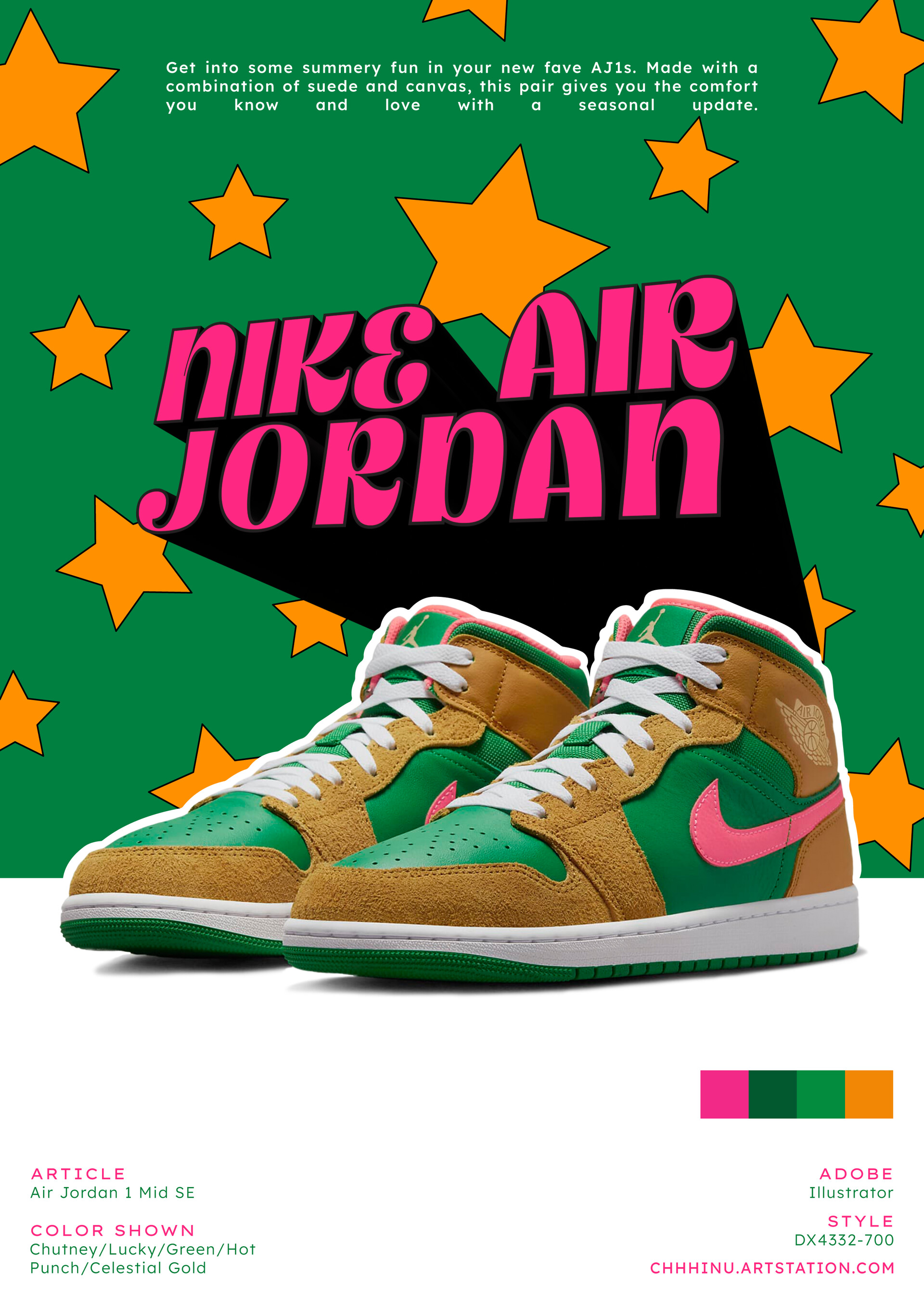 ArtStation - RETRO NIKE