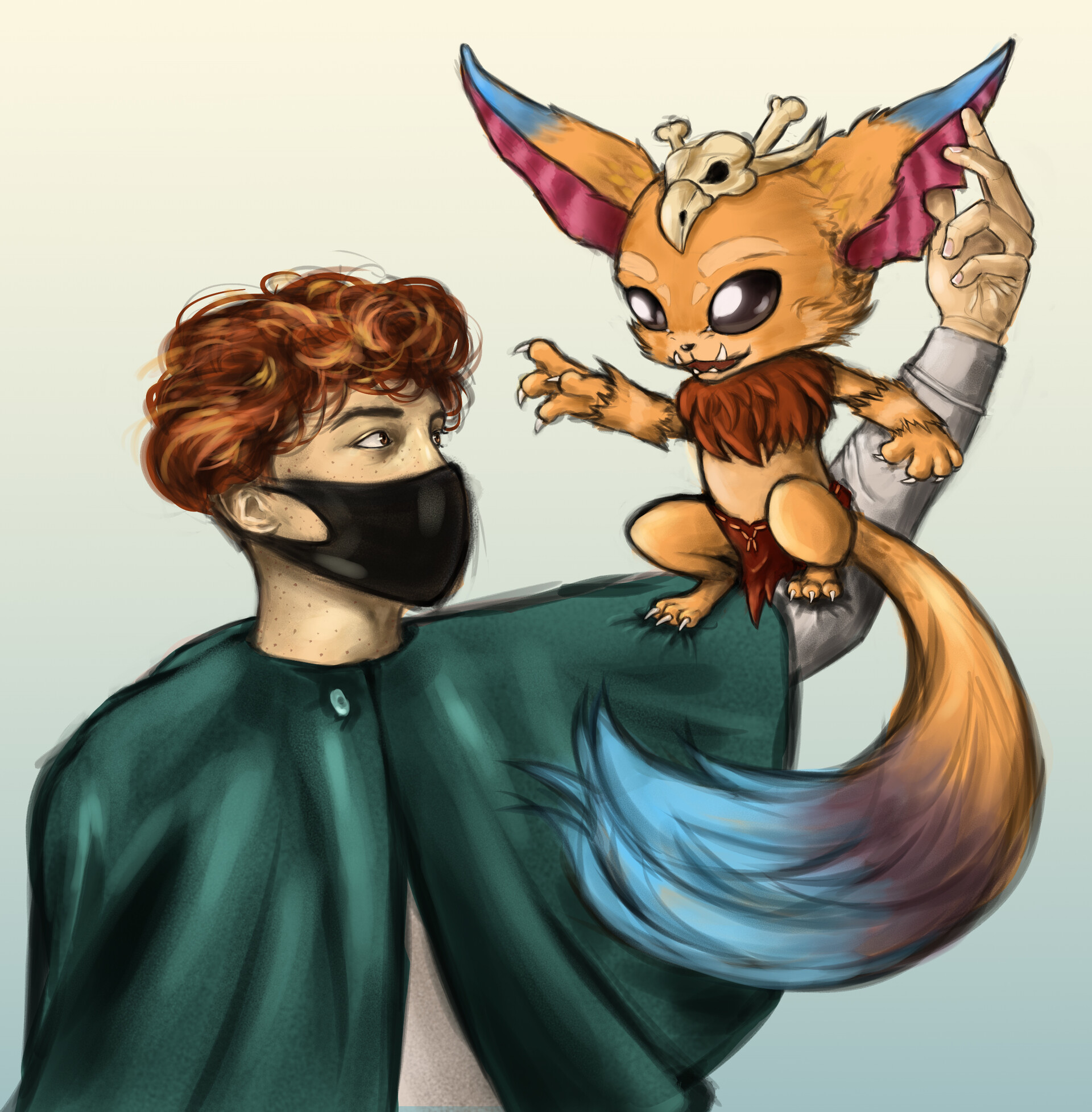 ArtStation - LoL Portraits - Gnar