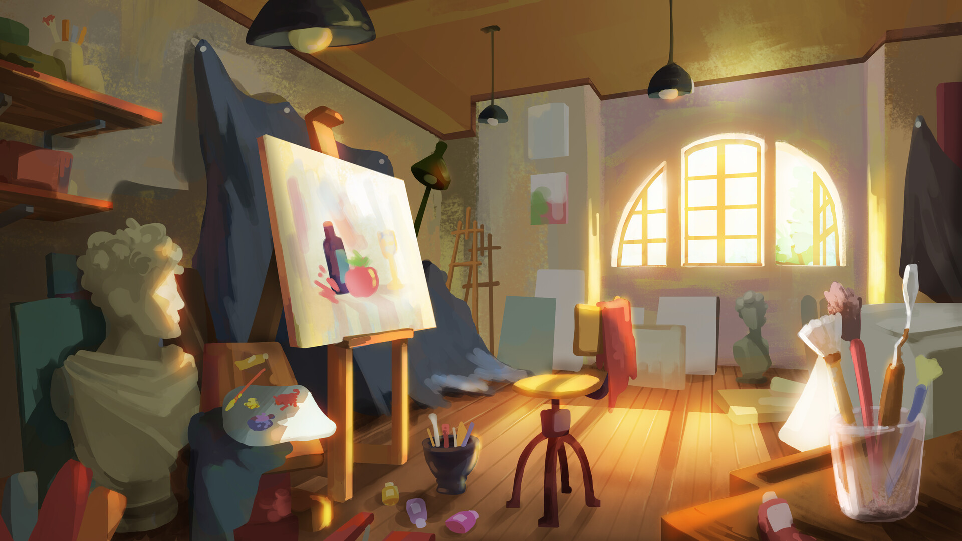 ArtStation - artist room