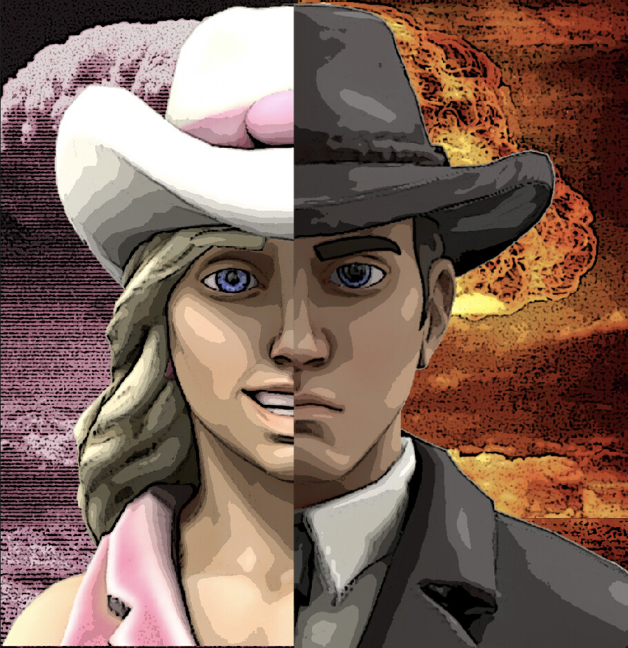 Pranav Vunnam - Barbie X Oppenheimer ( BarbEnheimer) poster art