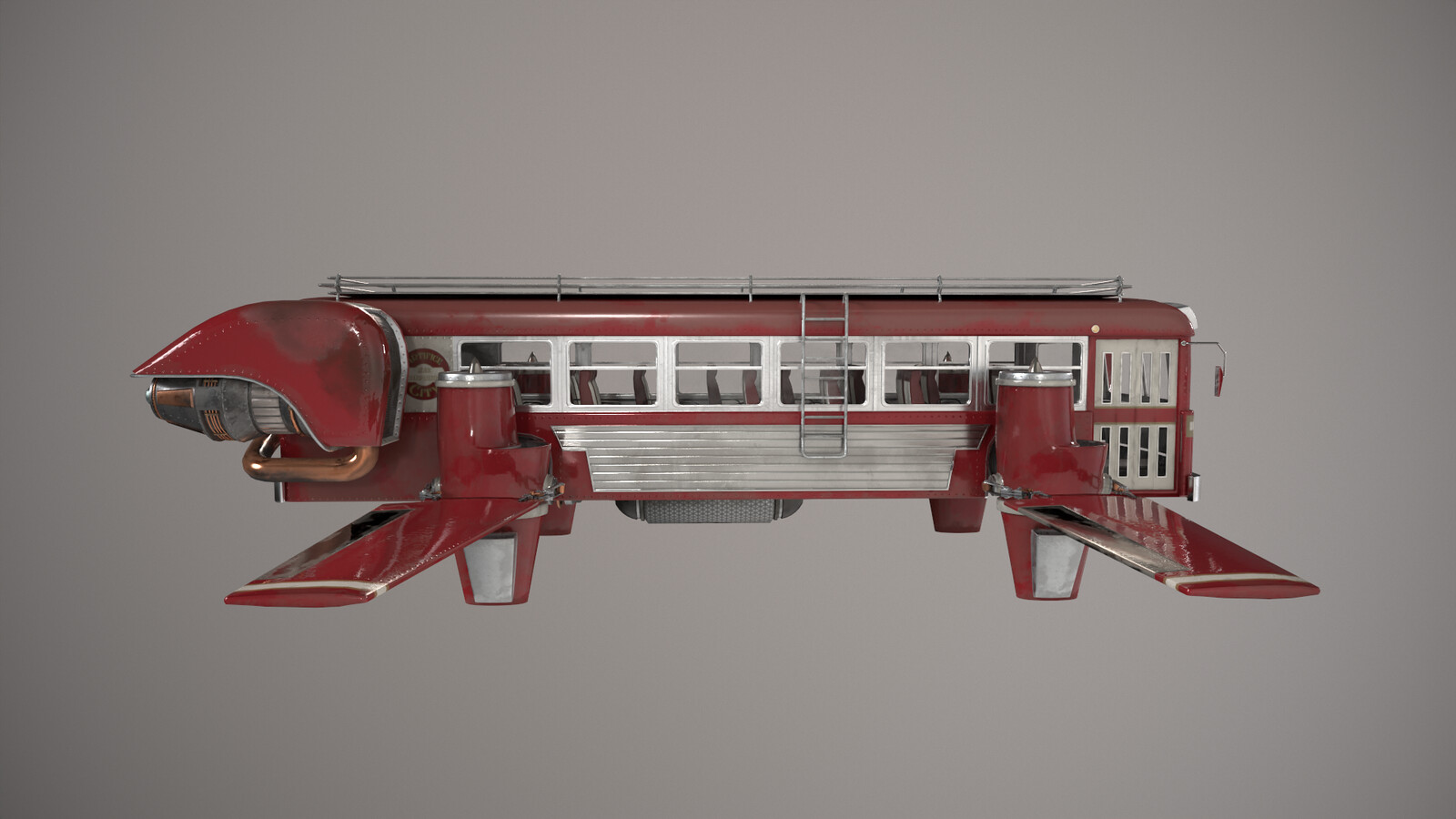 Alec Knott - Artifice Project: Aerial Mass Transportation Vehicle "Sky Bus"