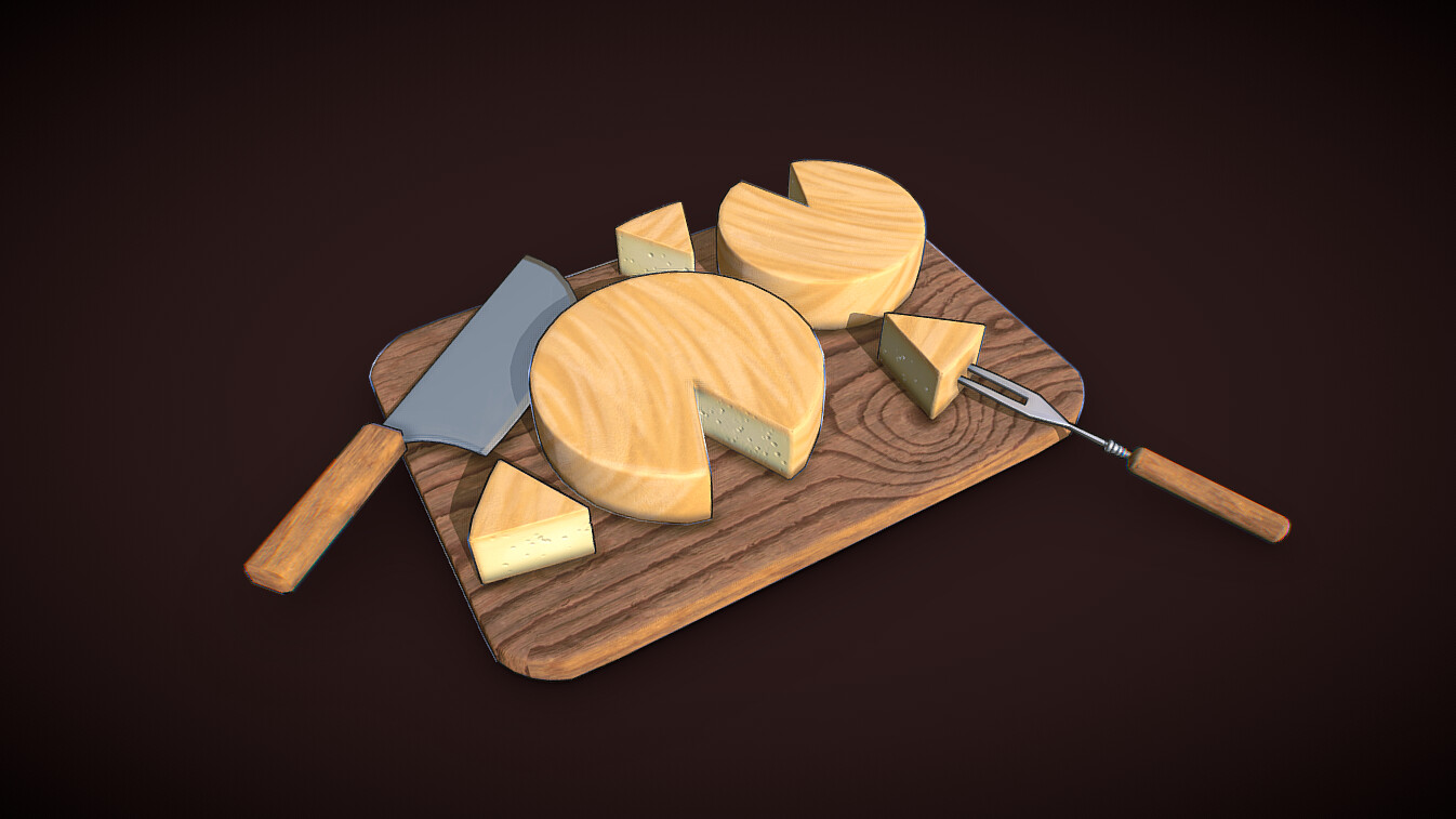 ArtStation - Cheese Board