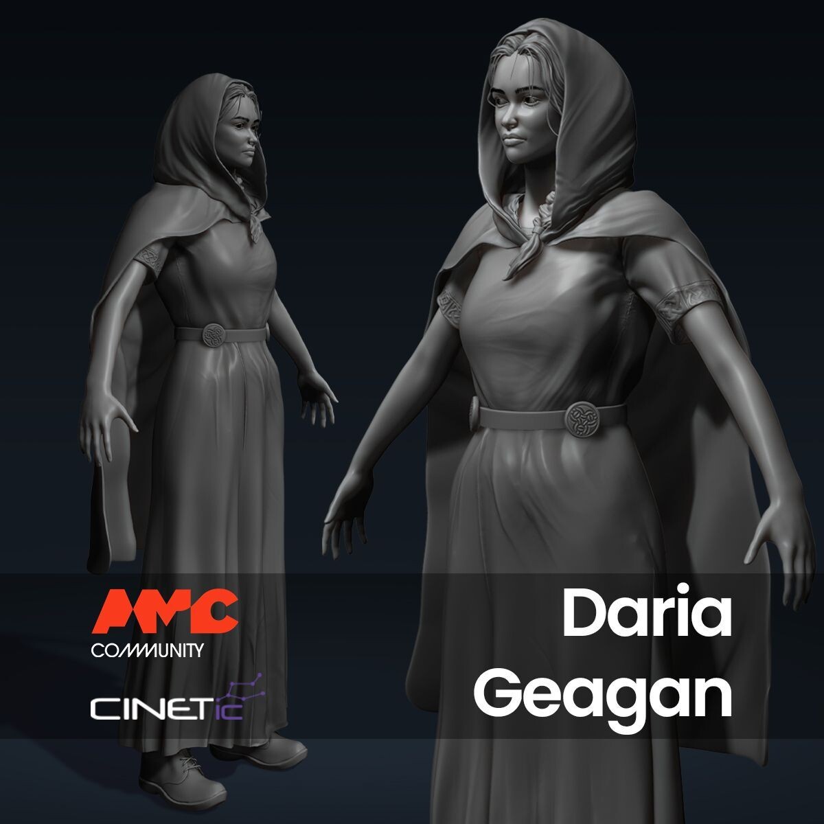 ArtStation - AMC Ro Studio X UNATC Apprenticeship - Character Sculpt
