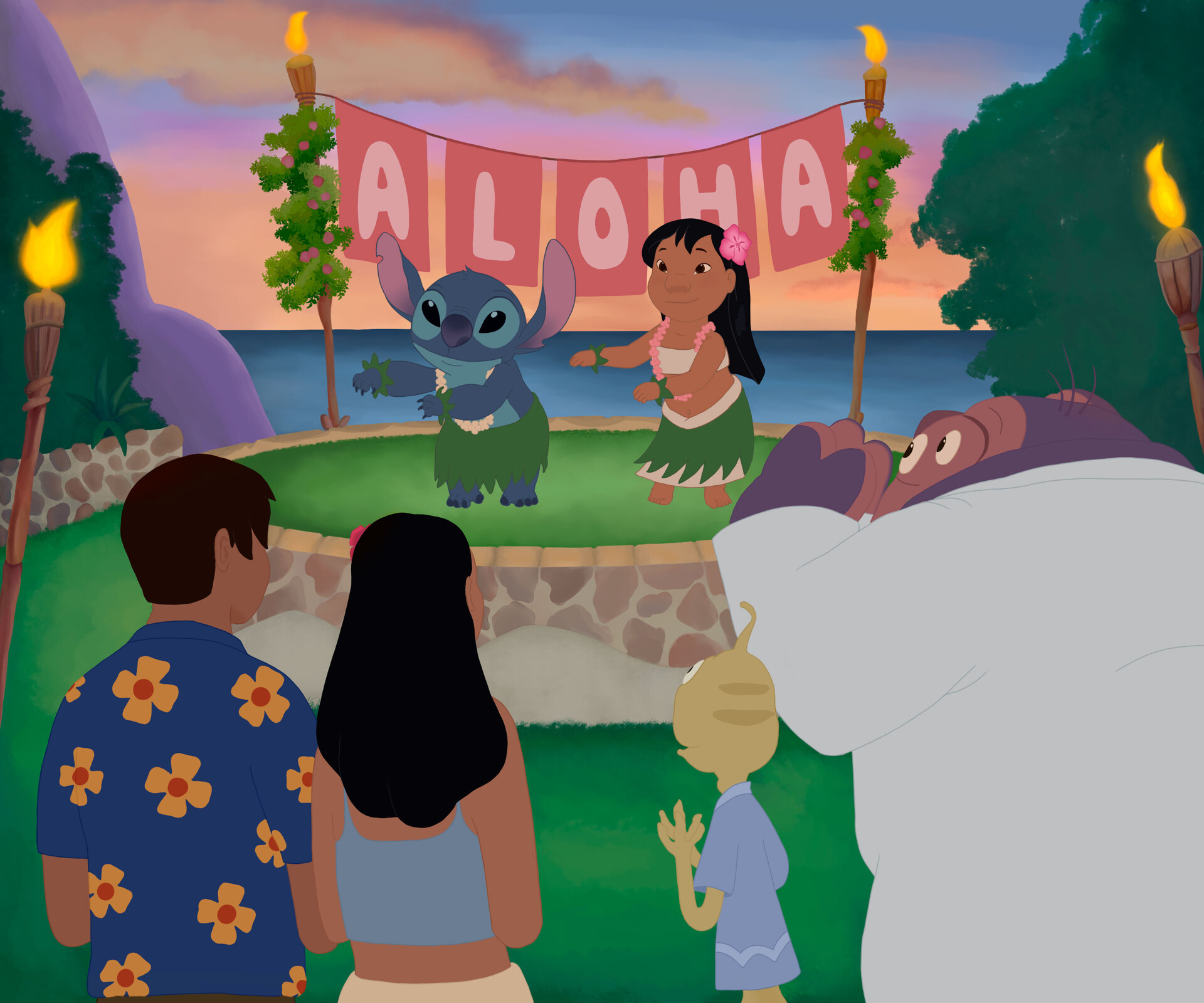 ArtStation - Lilo and Stitch