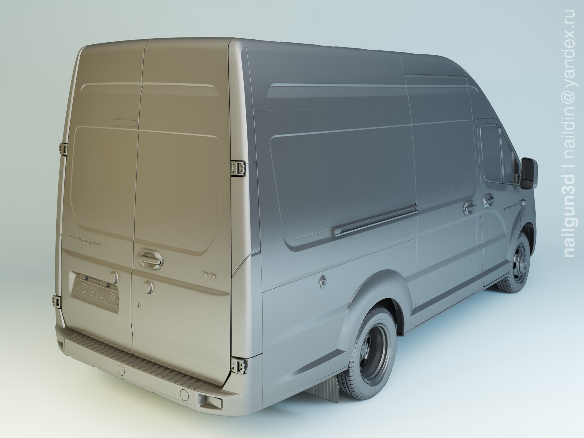 Nailgun3d _ Nail Khusnutdinov - GAZ Gazelle A31R22 + A31R32