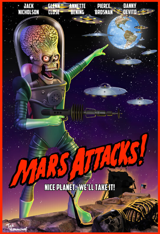 Mars Attacks Movie Poster