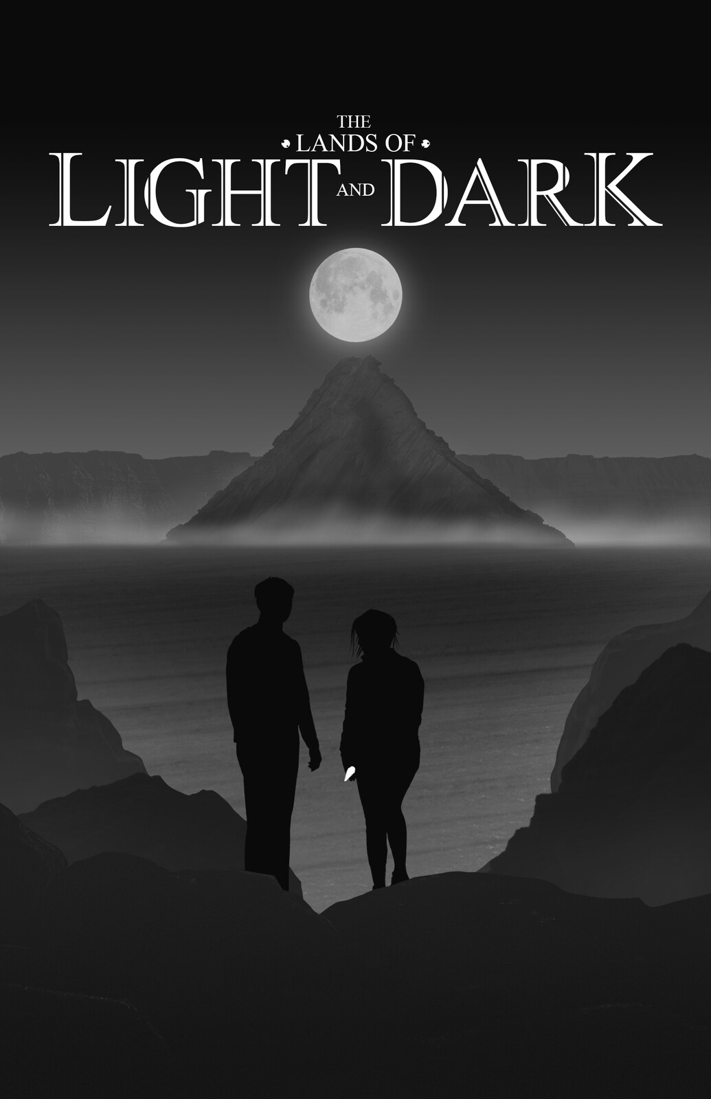 Naser Ali - The Lands of Light and Dark - Hardback and Paperback Covers