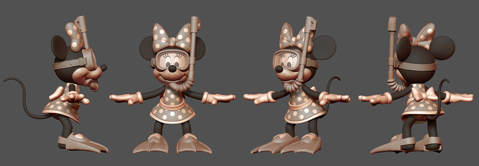 Art of Jose - Minnie on Vacation (Q-Fig)