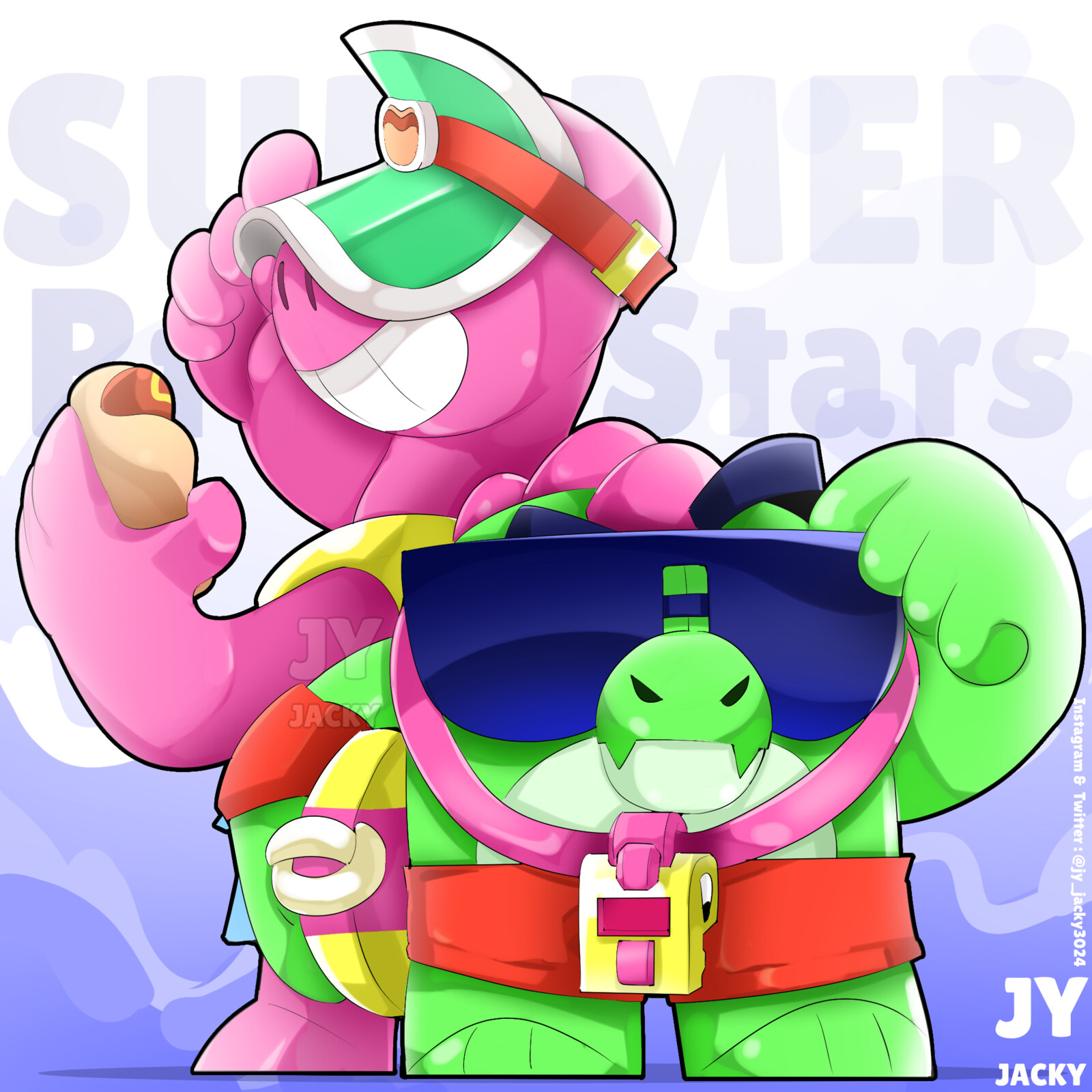 Jacky Yang - Doug & Buzz Brawl Stars