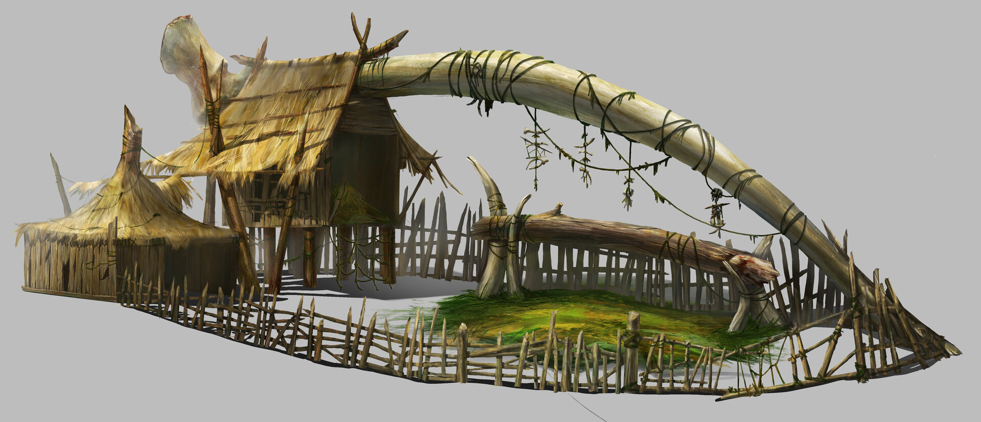 ArtStation - Animal pen concept