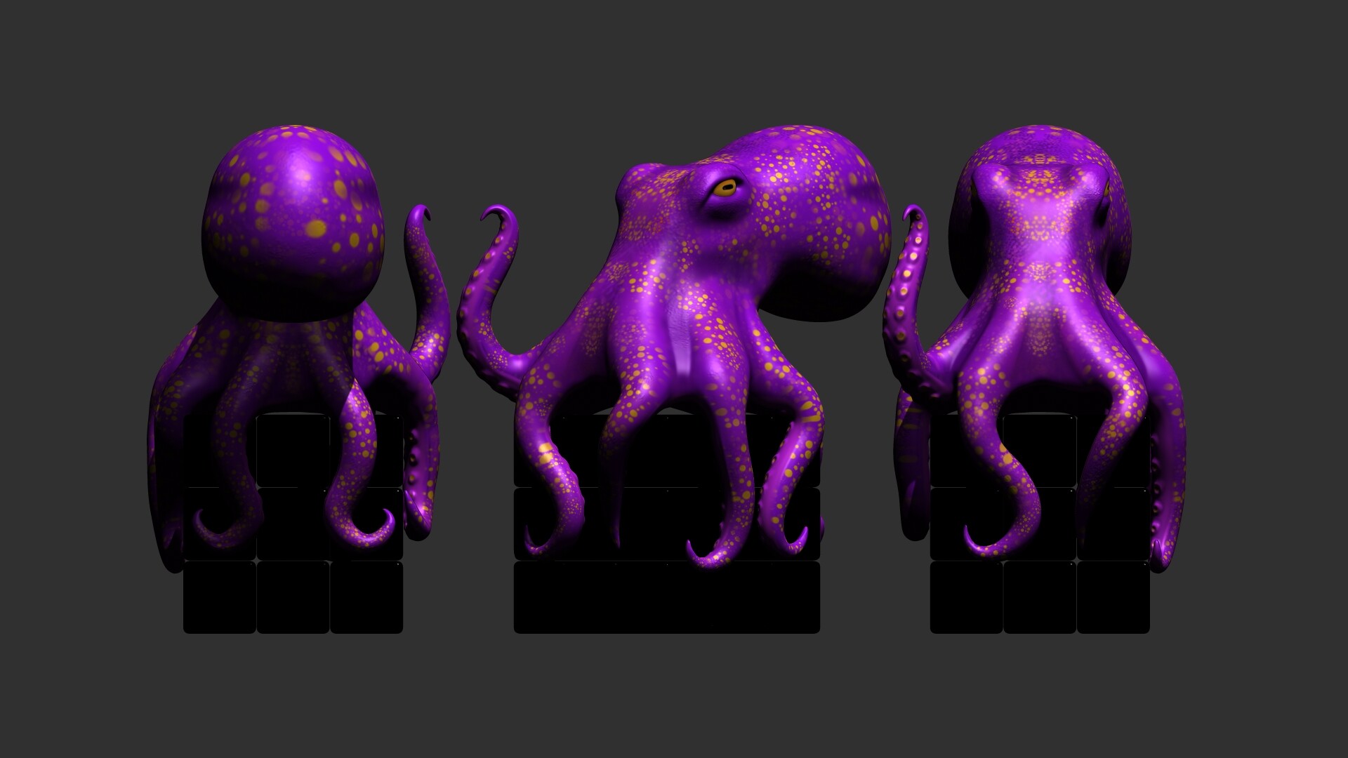 ArtStation - the octopus in the cube
