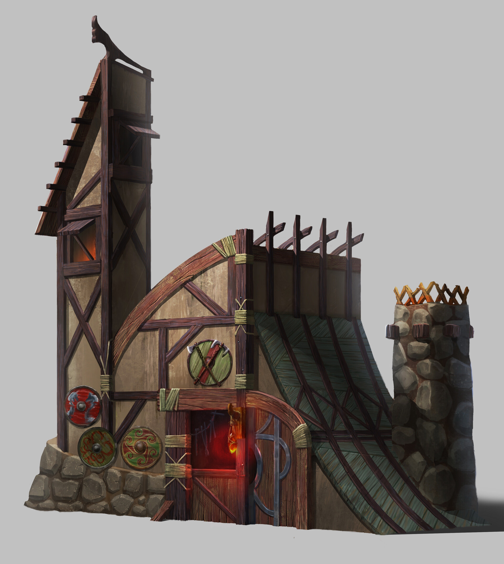 ArtStation - Viking forge