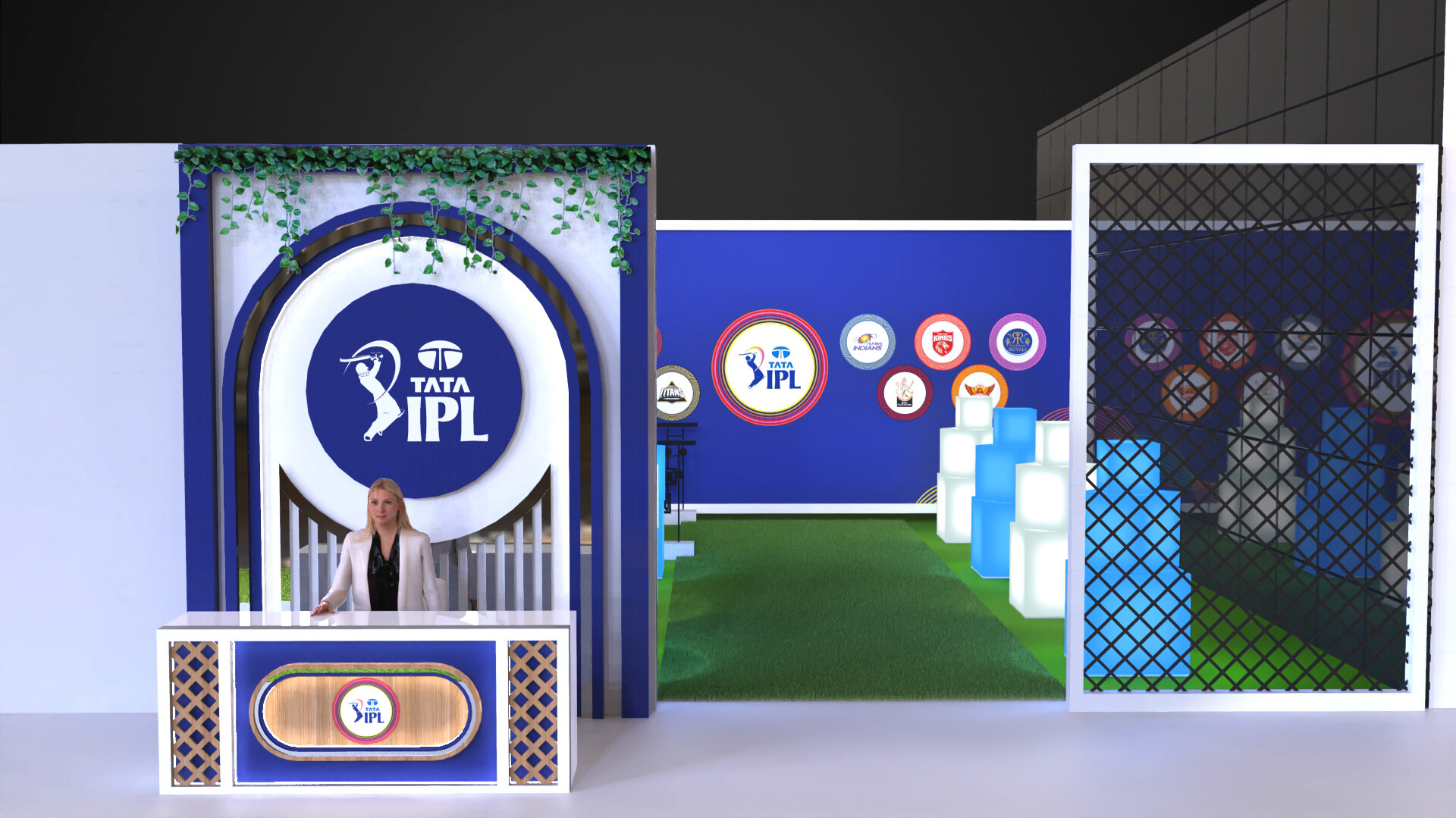 ArtStation - BCCI Lounge PCA Stadium (IPL 2023)