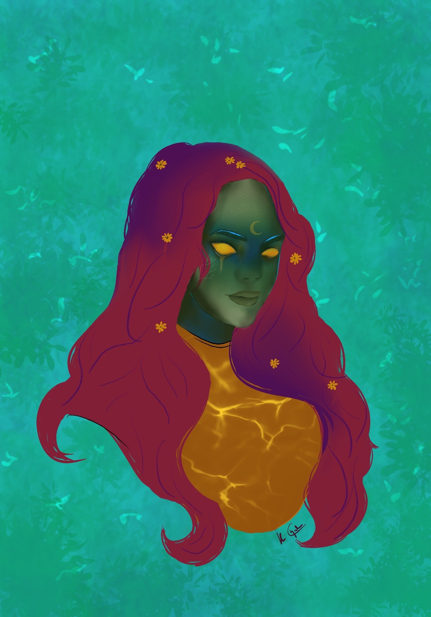 ArtStation - Moon character