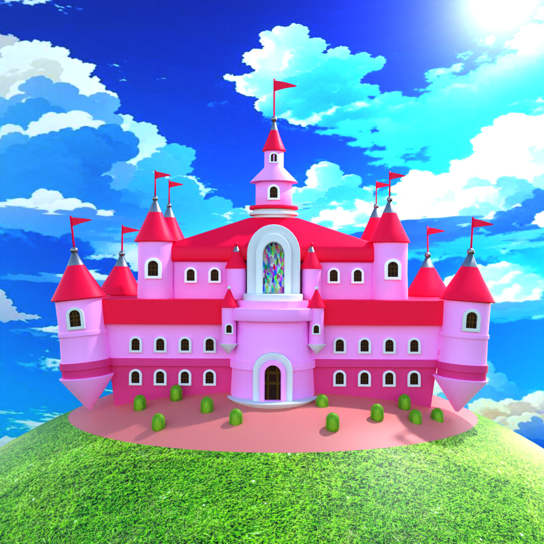 ArtStation - 3D Low Poly Castle