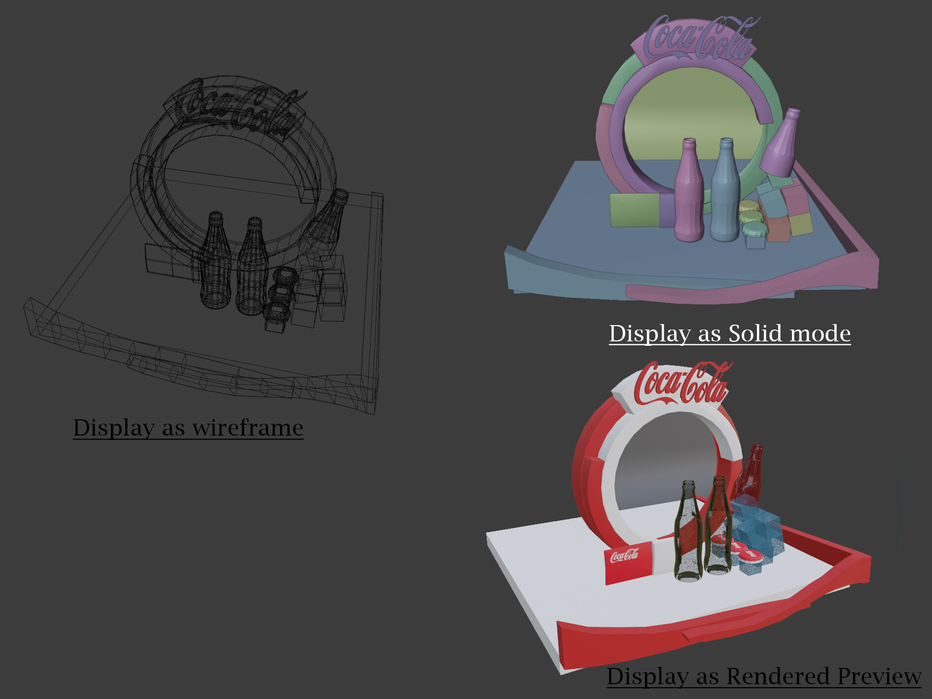 ArtStation - Booths for coca cola
