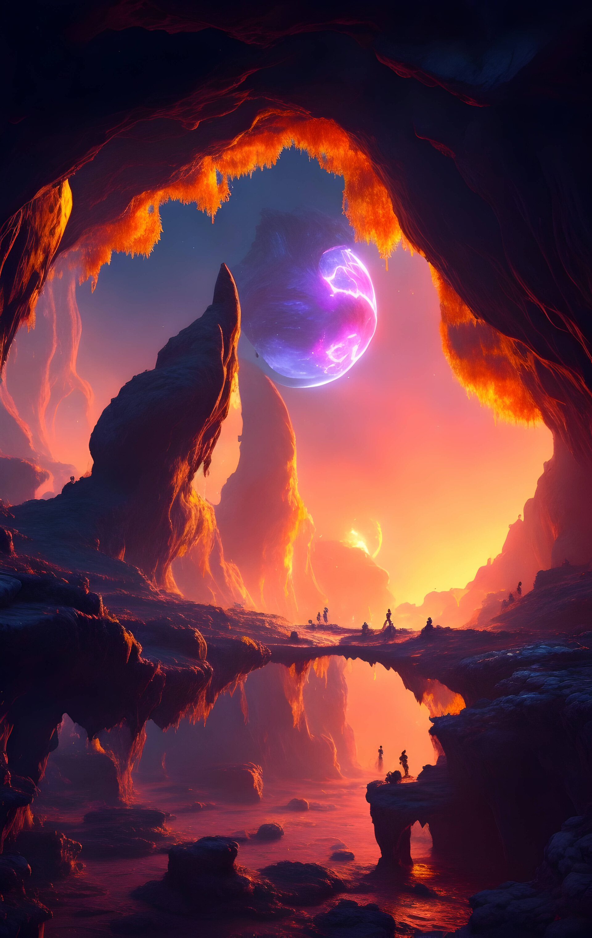 ArtStation - Another World Through the caves